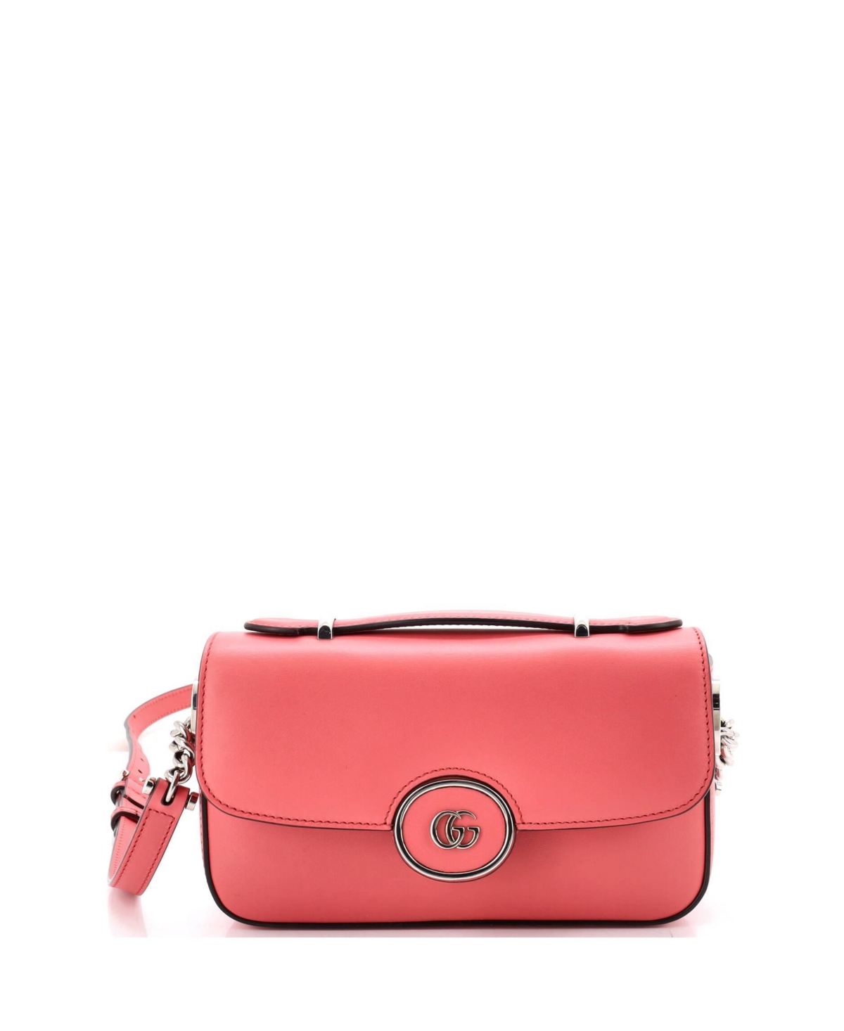 Click here for Pre-Owned Gucci Mini Petite Gg Flap Shoulder Bag L... prices