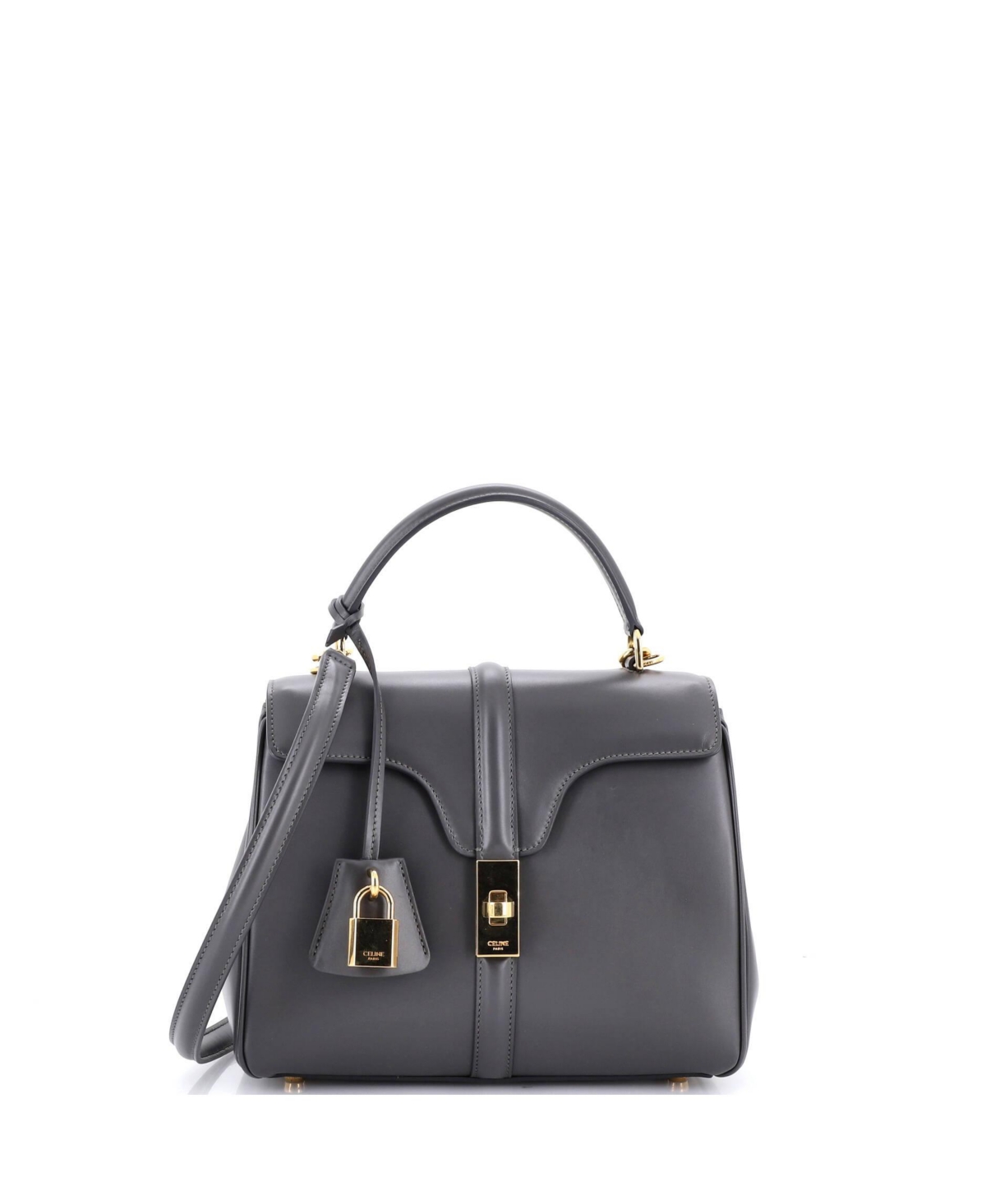Click here for Pre-Owned Celine Small 16 Top Handle Bag Smooth Ca... prices