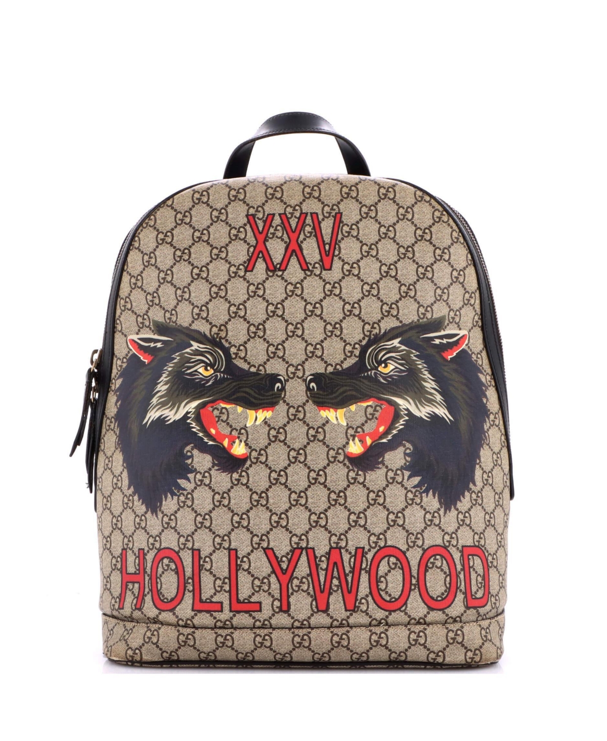 Click here for Pre-Owned Gucci Medium Zip Around Backpack Printed... prices
