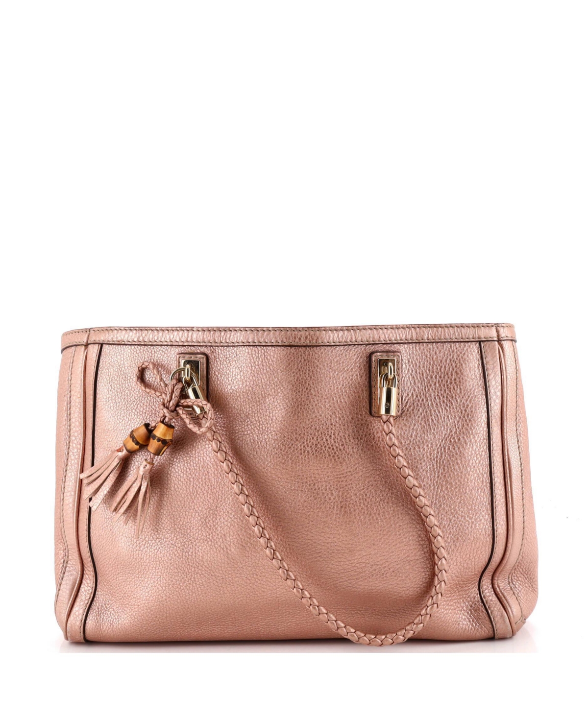 Click here for Pre-Owned Gucci Medium Bella Tote Leather - Rose g... prices