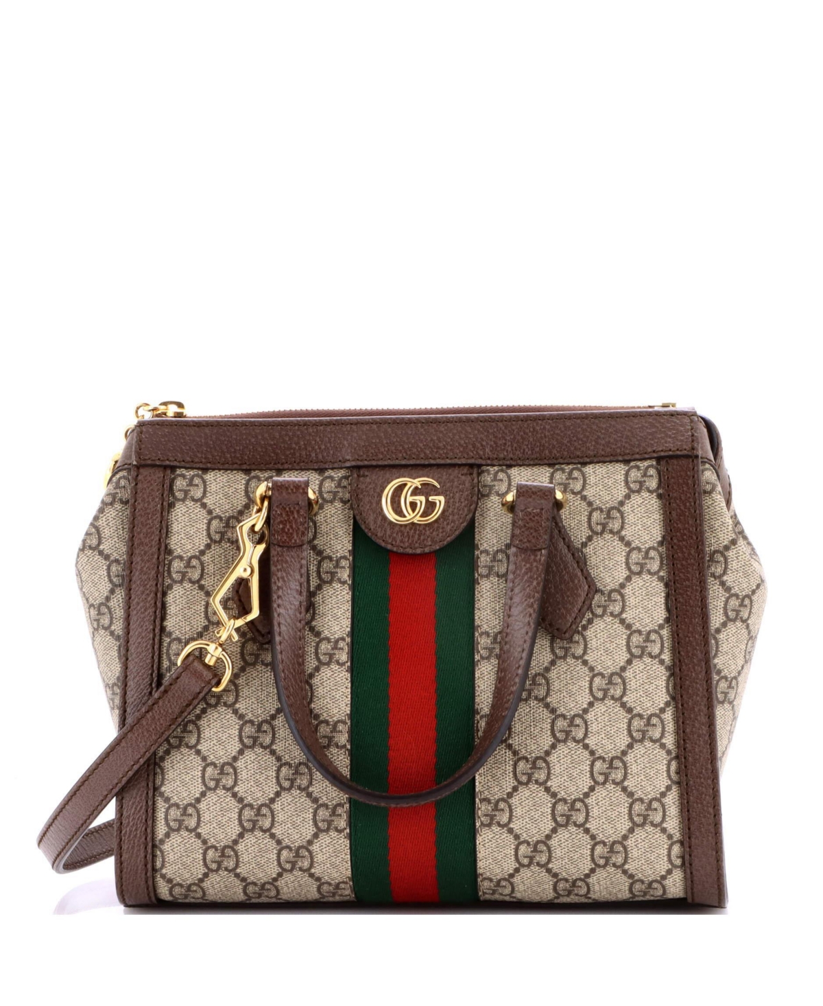Click here for Pre-Owned Gucci Small Ophidia Top Handle Tote Gg C... prices