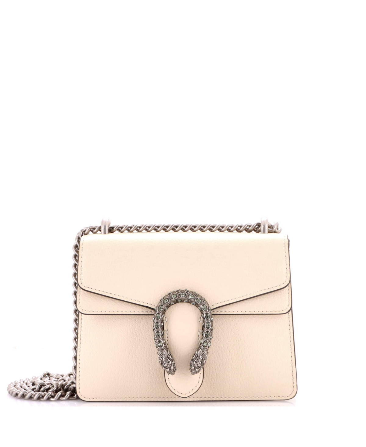 Click here for Pre-Owned Gucci Mini Dionysus Bag Leather - Natura... prices