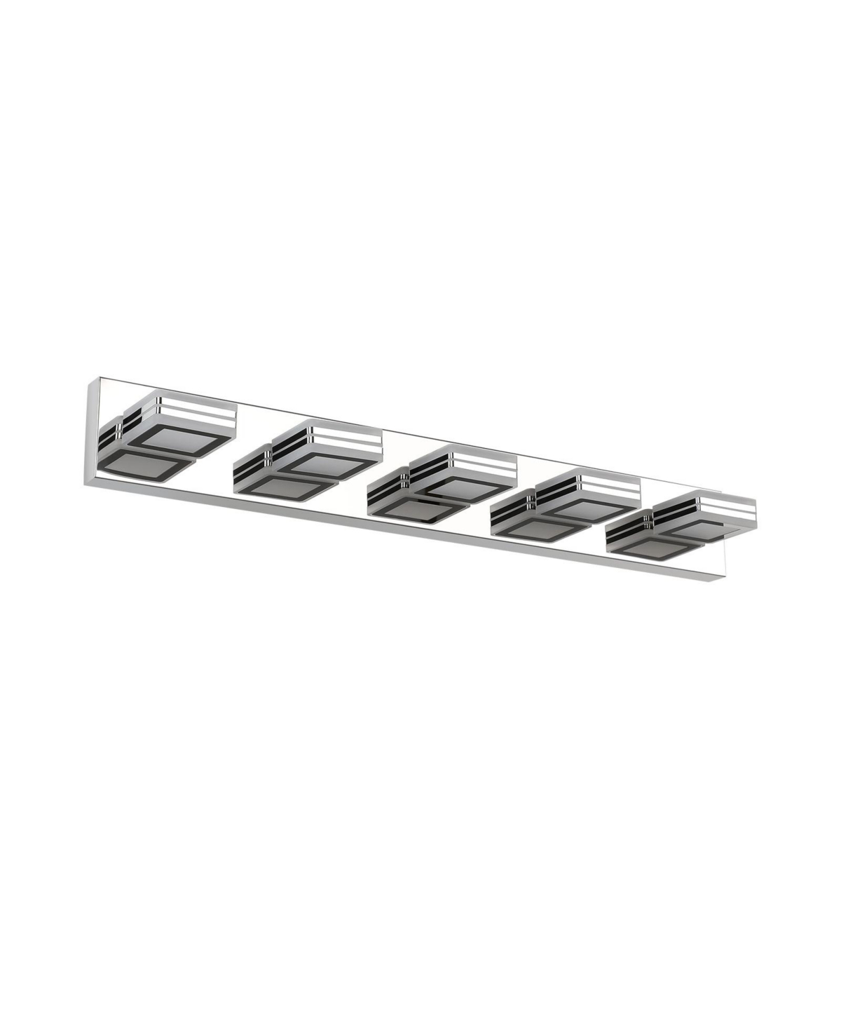 Click here for Busdays 32 Inch Modern 5 Light Led Vanity Light Sq... prices