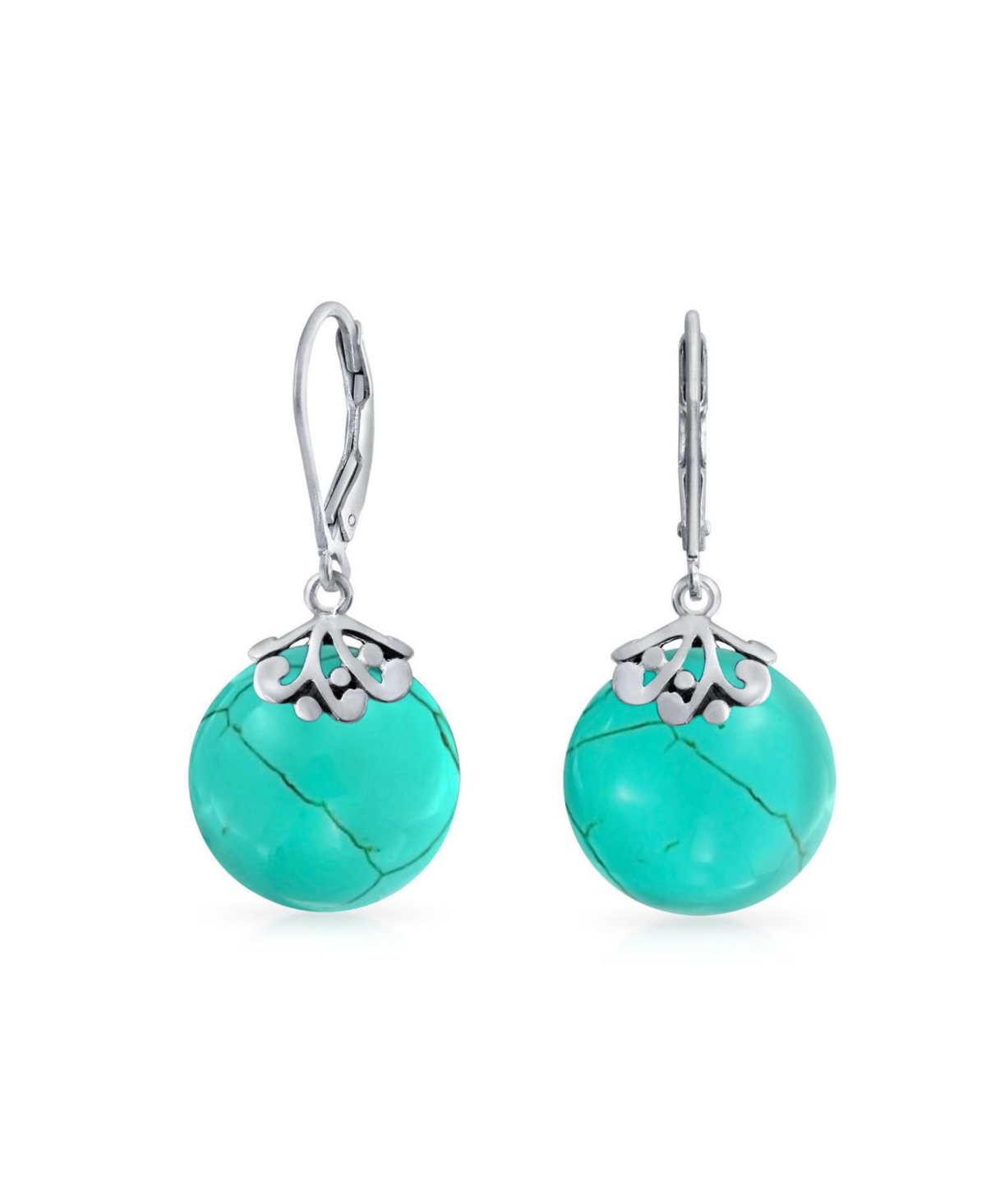 Click here for Bling Jewelry Bali Style Circle Round Shape Lapis... prices