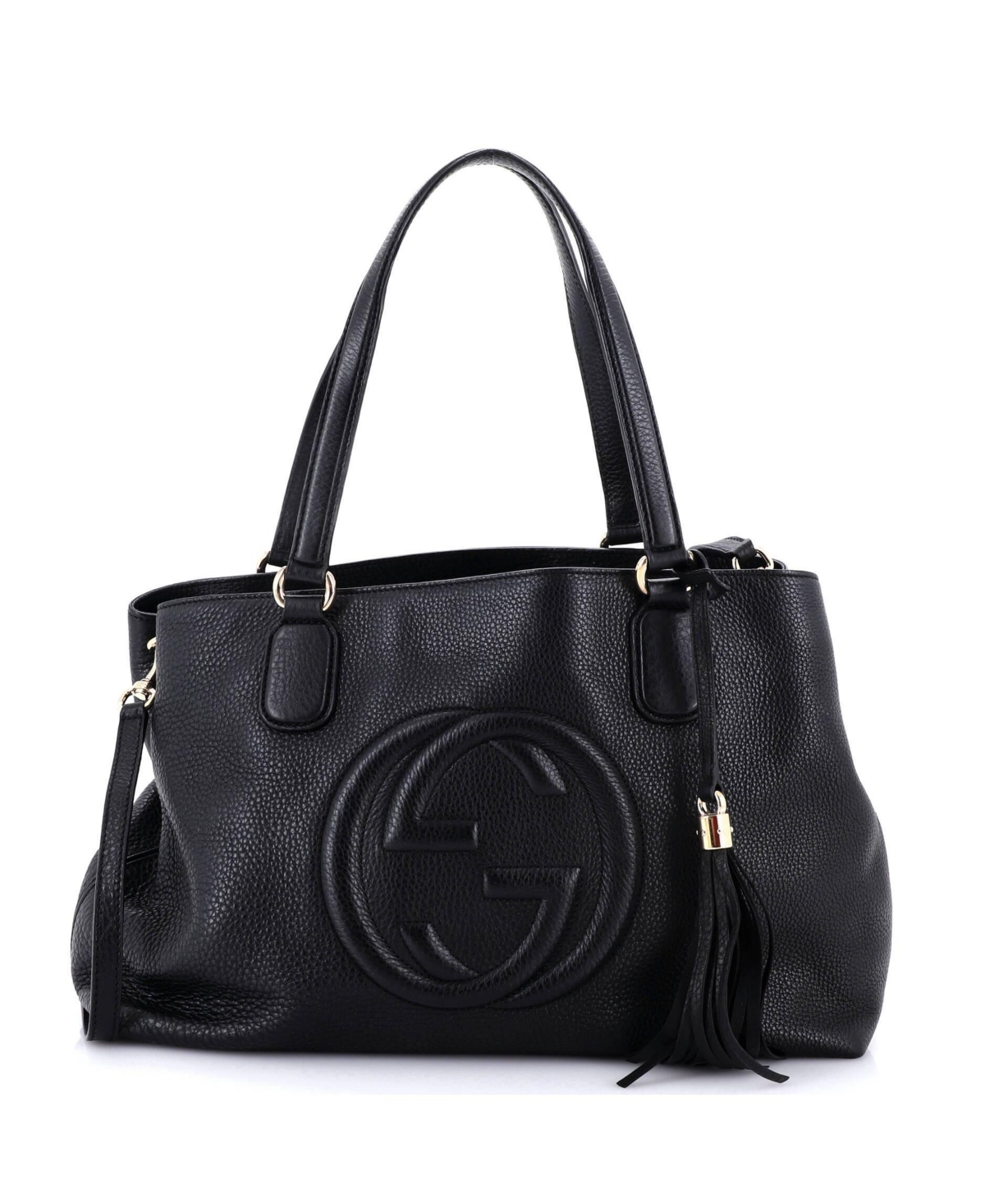 Click here for Pre-Owned Gucci Medium Soho Working Tote Leather -... prices