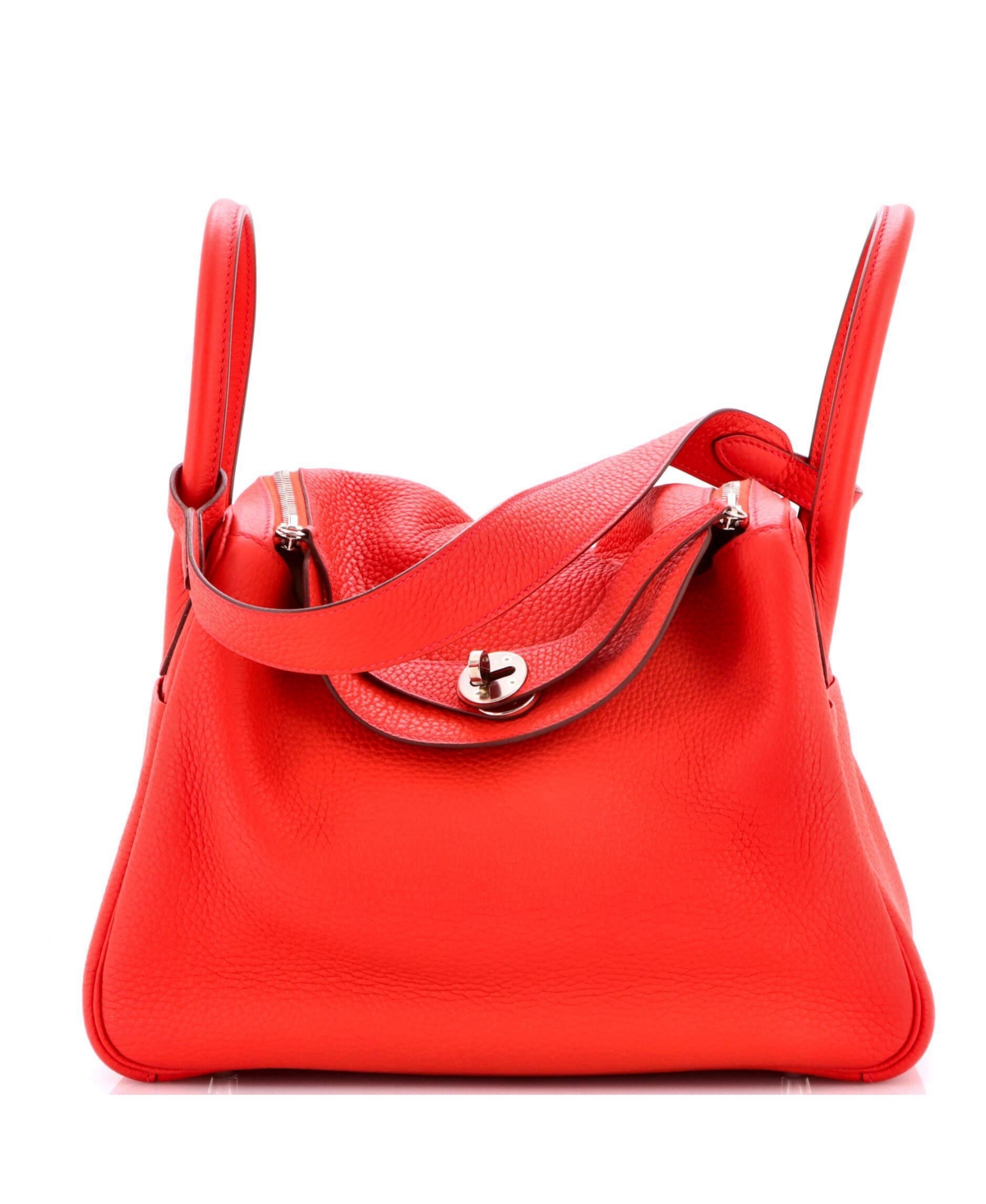 Click here for Pre-Owned HERMES 30 Lindy Bag Clemence - Red prices