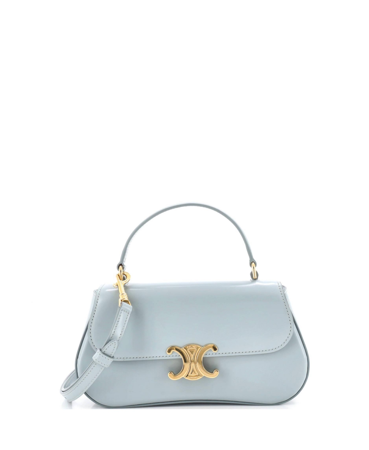 Click here for Pre-Owned Celine Teen Lola Triomphe Top Handle Bag... prices