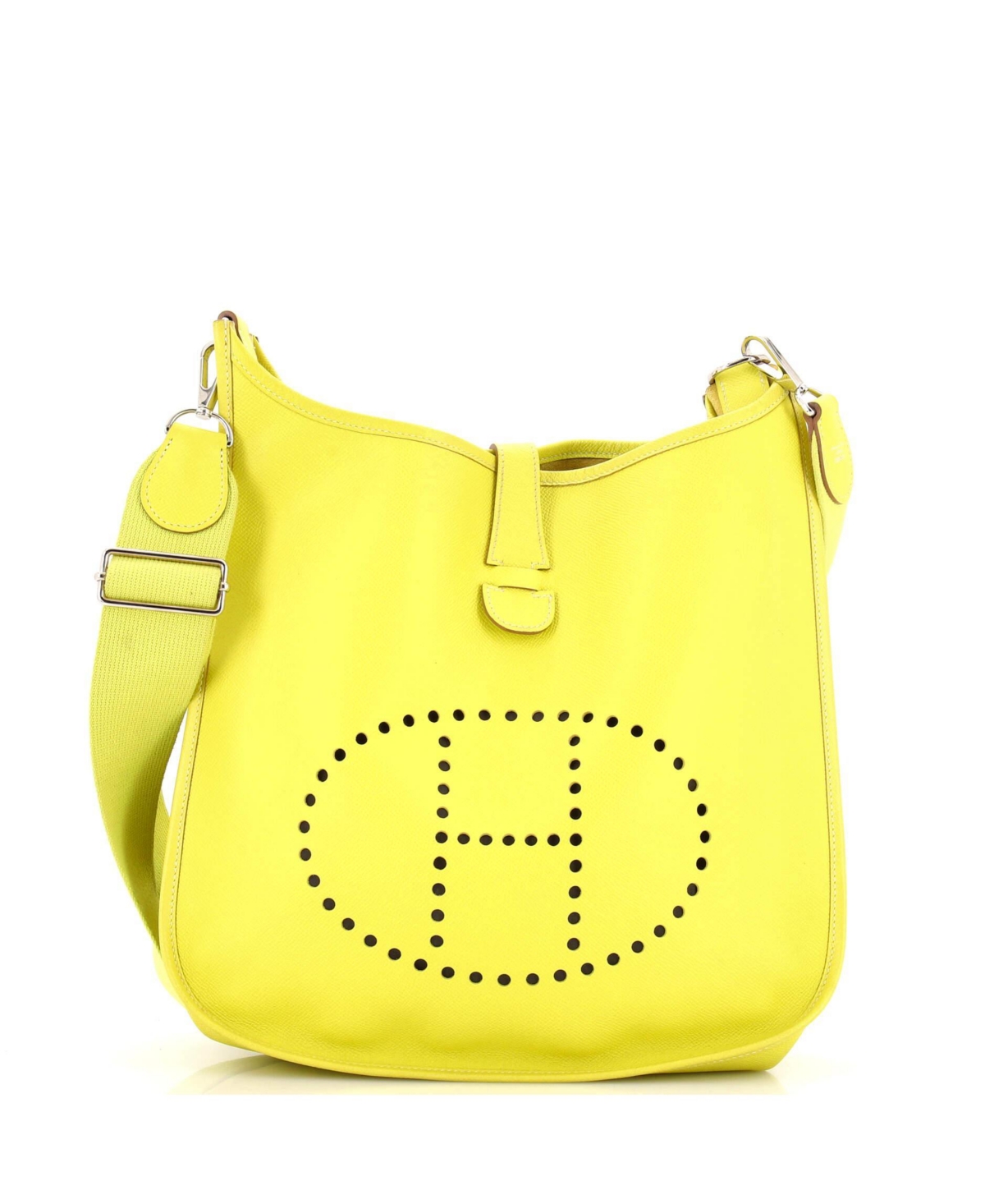 Click here for Pre-Owned HERMES Pm Evelyne Bag Gen Iii Epsom - Ye... prices