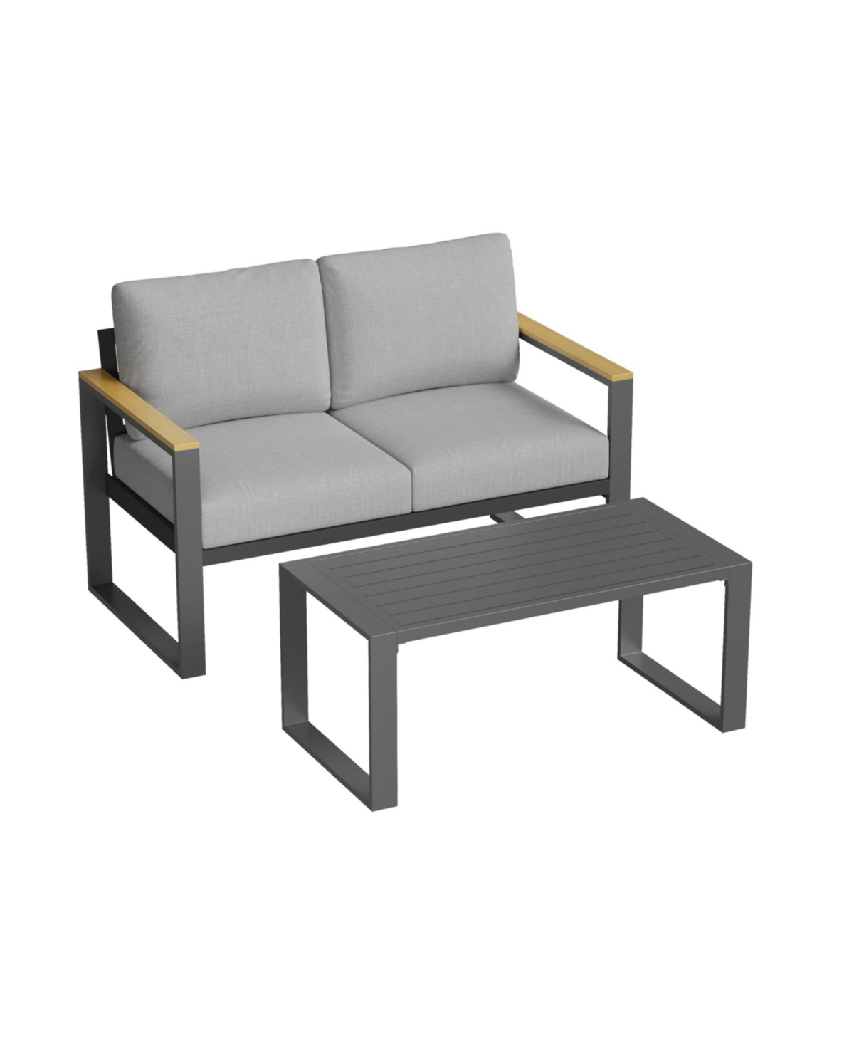 Click here for gaomon All-Weather Indoor/ Outdoor Loveseat Sofa S... prices