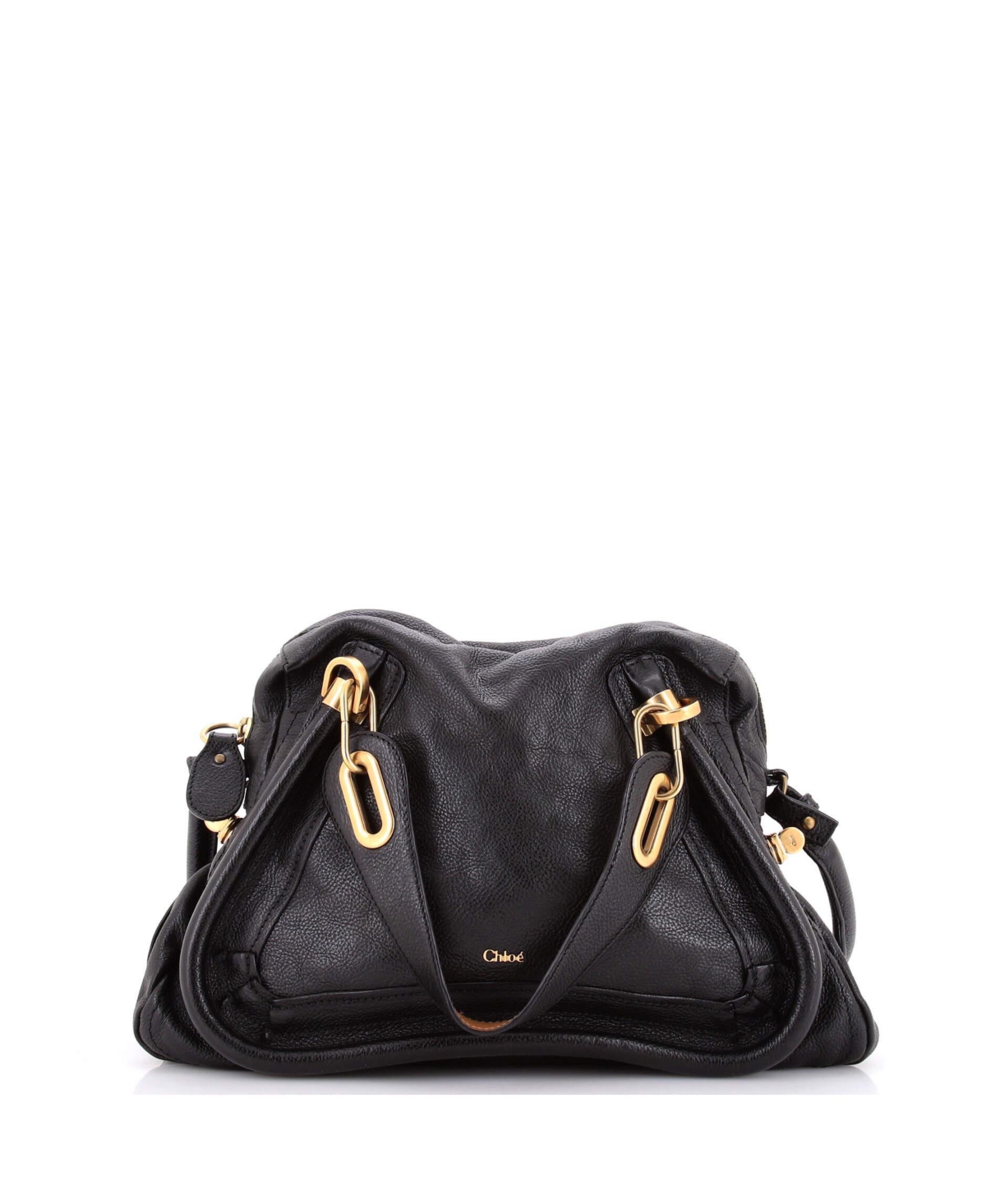 Click here for Pre-Owned Chloe Medium Paraty Handbag Quilted Leat... prices