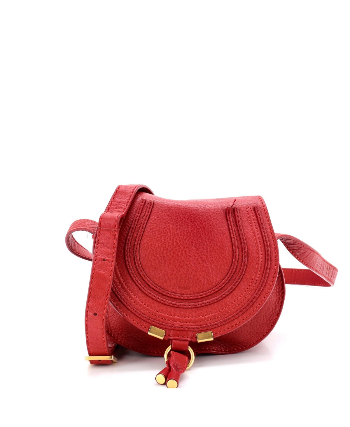 Click here for Pre-Owned Chloe Mini Marcie Crossbody Bag Leather... prices