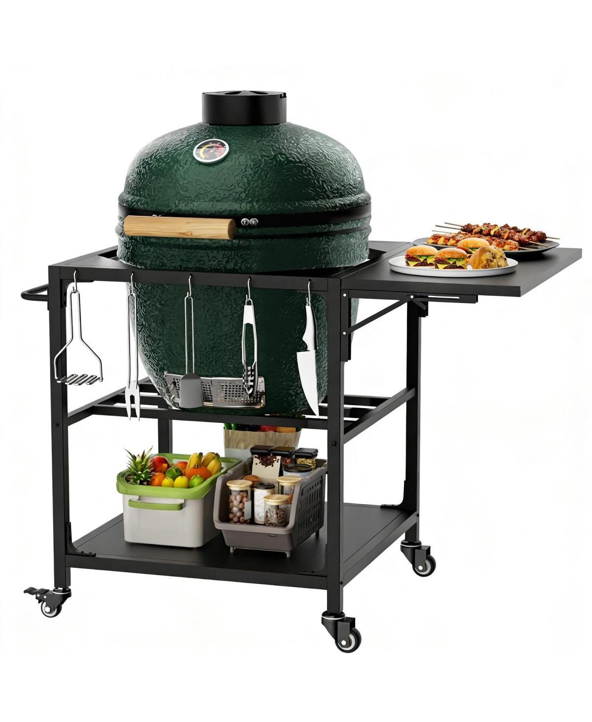 Click here for Streamdale Furniture Heavy Duty Metal Grill Cart f... prices