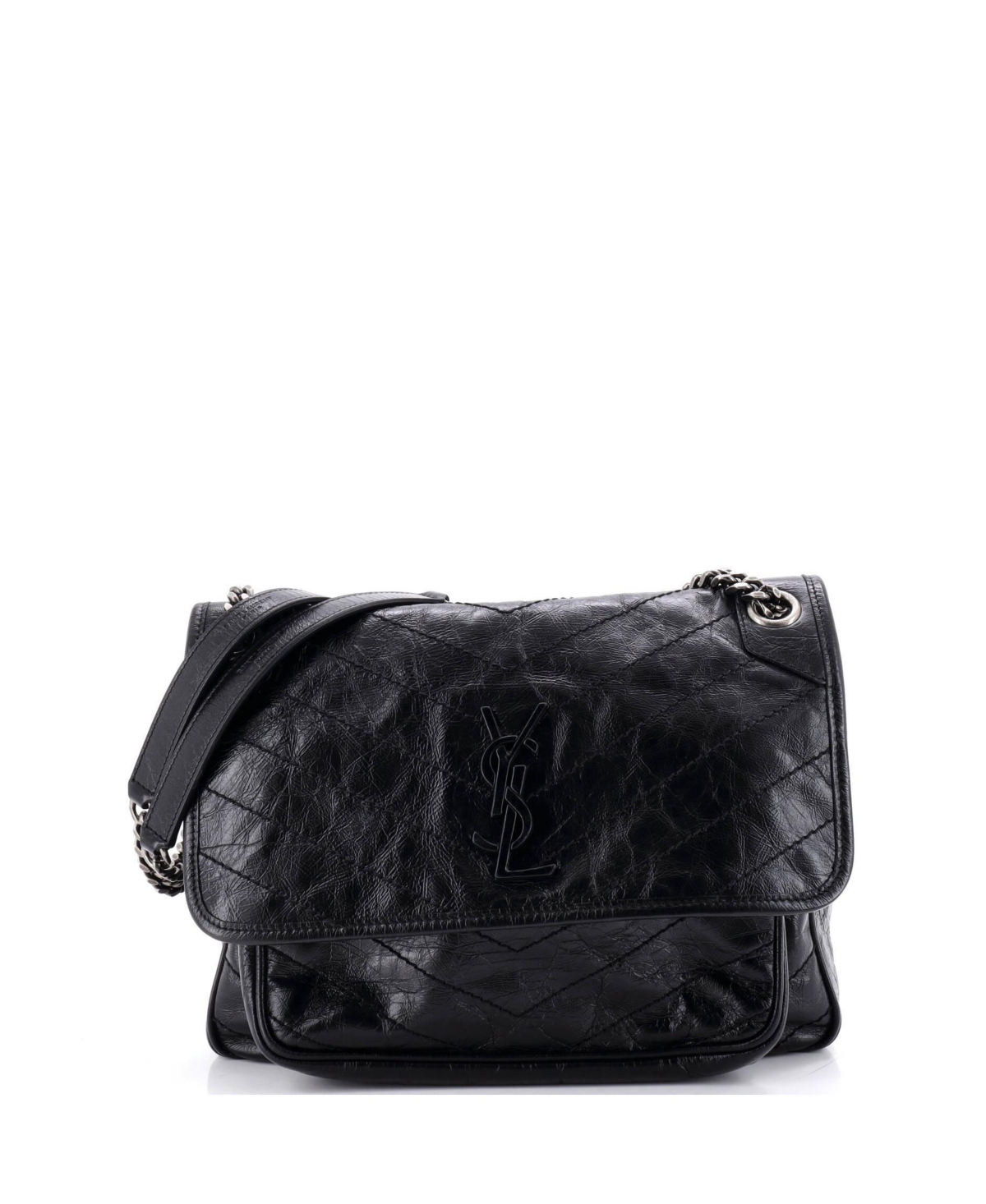 Click here for Pre-Owned Saint Laurent Medium Niki Chain Flap Bag... prices