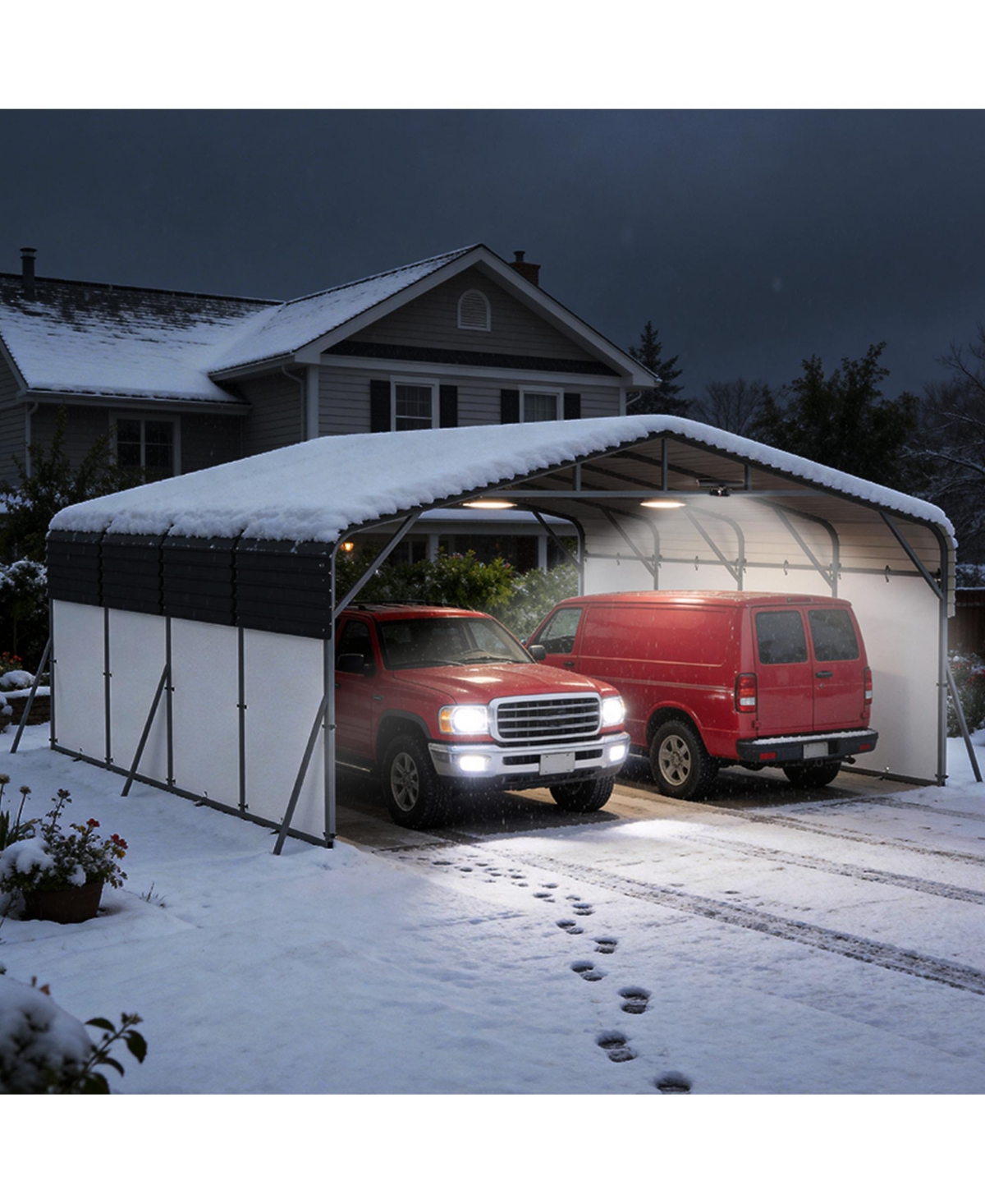 Click here for Heavy Duty Metal Carport  Galvanized Steel Roof  L... prices