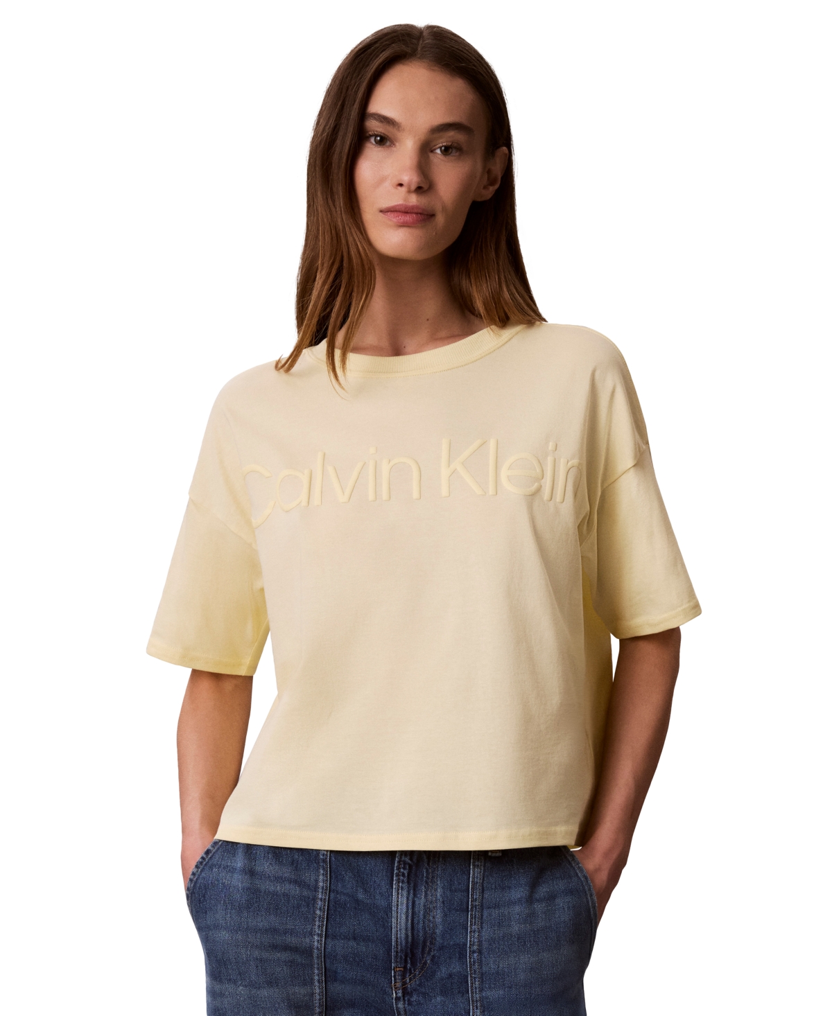 Click here for Calvin Klein Performance Womens Puff Graphic Logo... prices