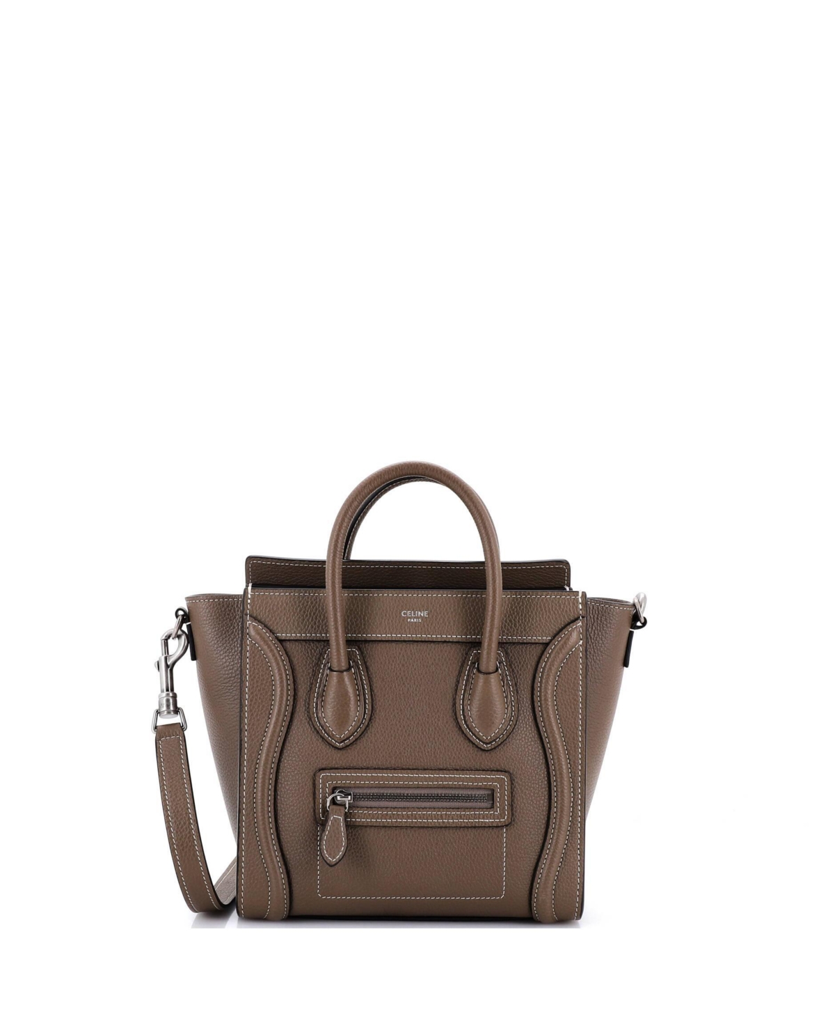 Click here for Pre-Owned Celine Nano Luggage Bag Grainy Leather -... prices