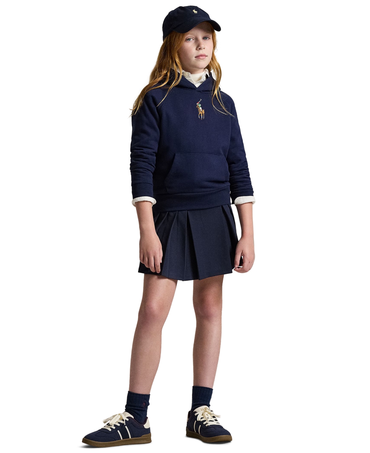 Click here for Polo Ralph Lauren Big Girls Pleated Ponte Skort -... prices