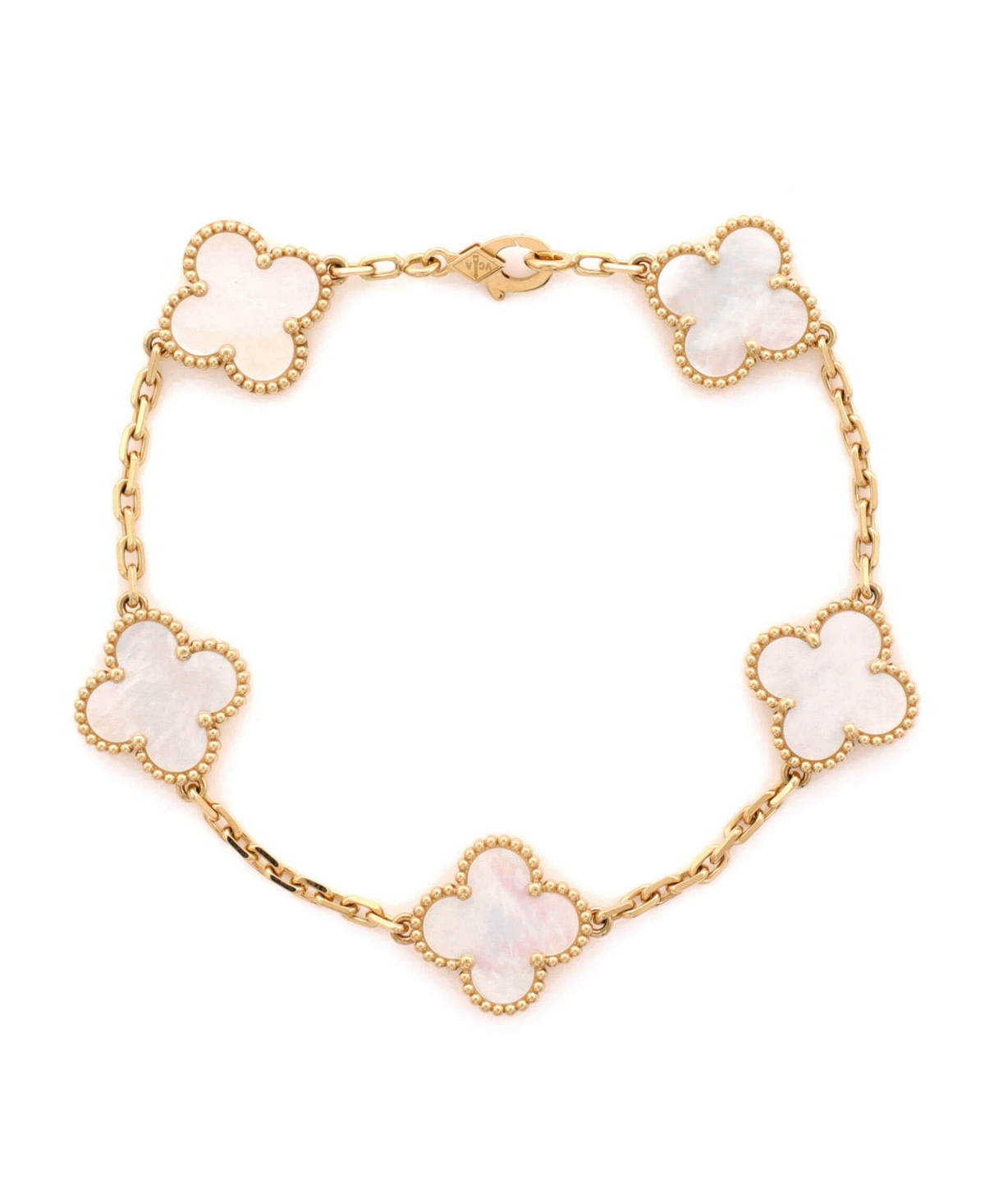Click here for Pre-Owned Van Cleef & Arpels Vintage Alhambra 5 Mo... prices