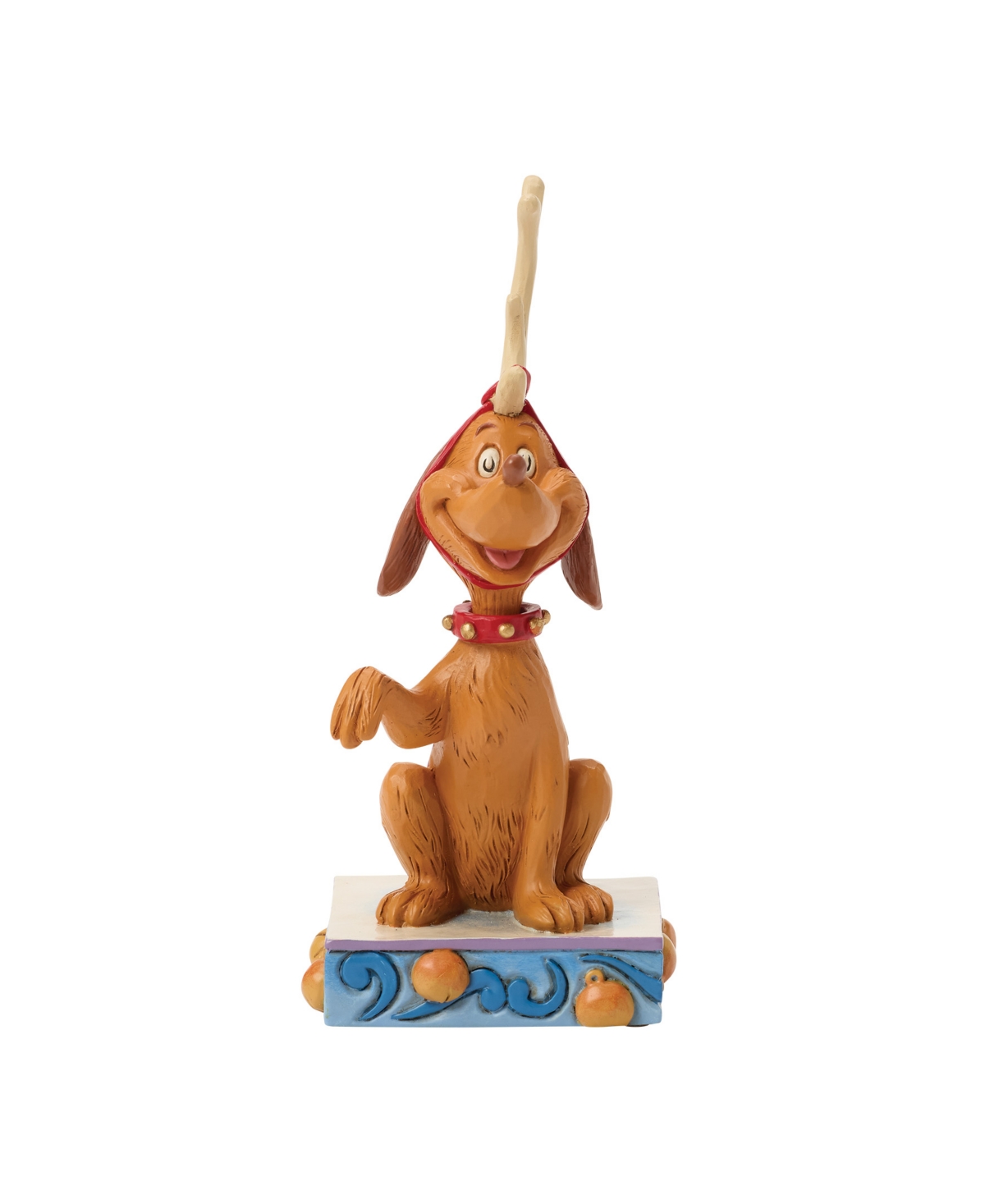 Click here for Jim Shore Grinch Fig Max with Bell on Tail - Multi prices