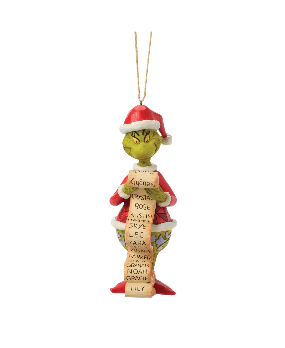 Click here for Jim Shore Grinch Grinch with List - Multi prices
