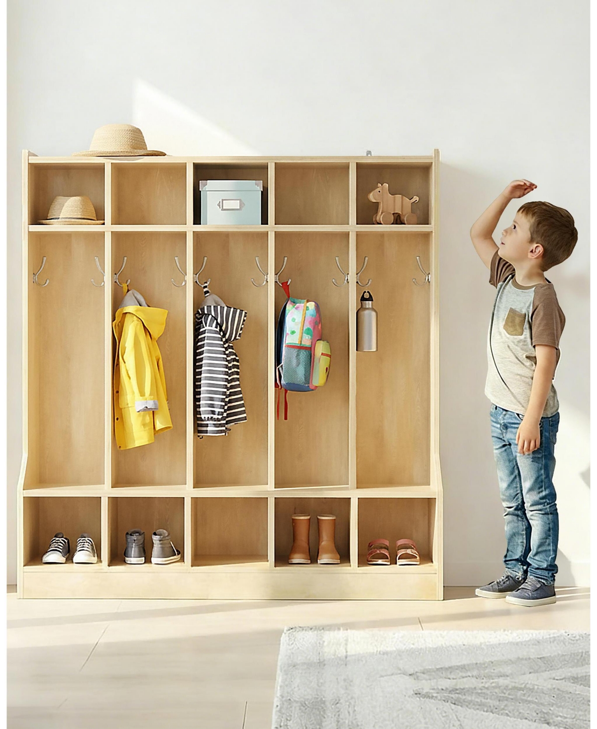 Click here for gaomon Multi-Function Kids Coat Locker with Bench... prices