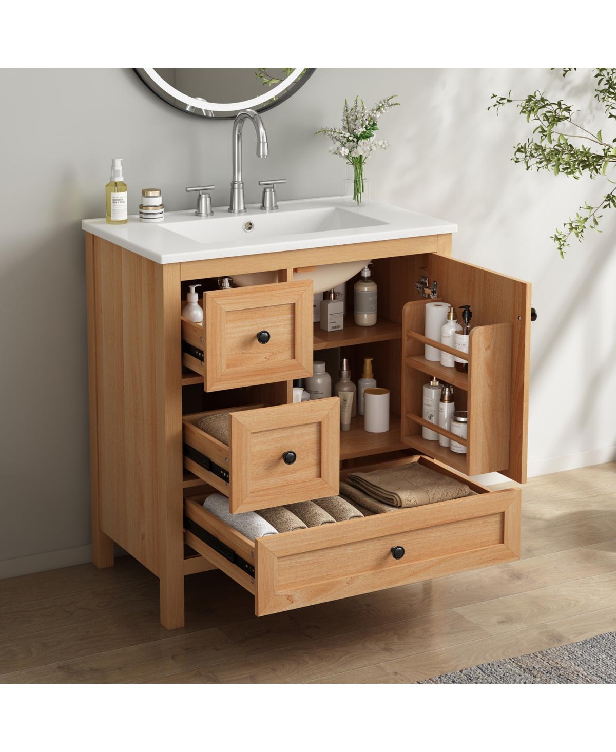 Click here for Sillysis 30 Inch Bathroom Vanity with Sink  Freest... prices
