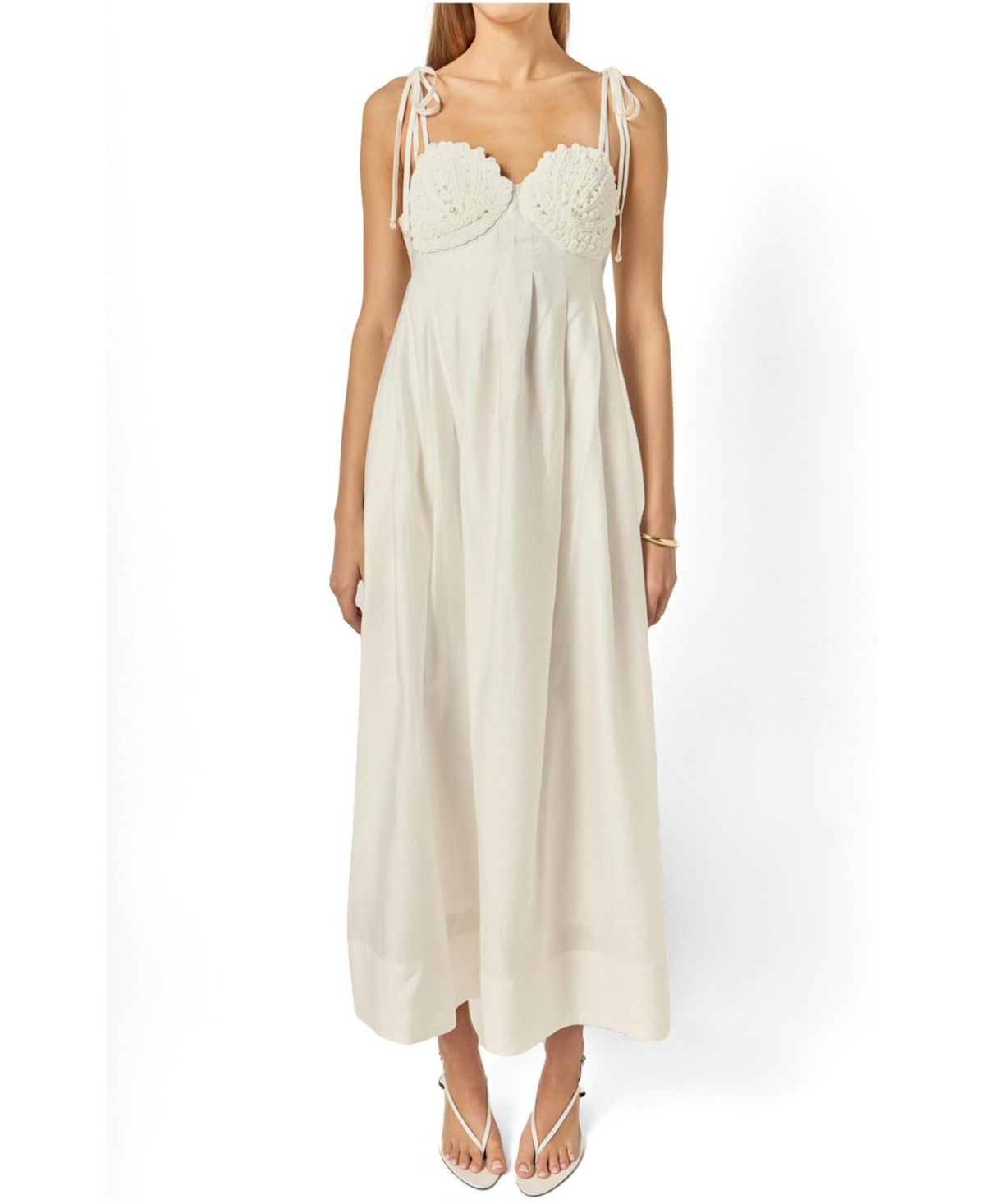 Click here for English Factory Womens Pearl Seashell Maxi Dress -... prices