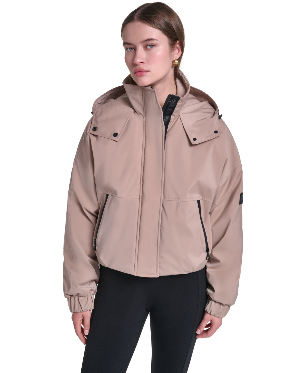 Click here for Karl Lagerfeld Paris Womens Zip Up Active Bomber J... prices