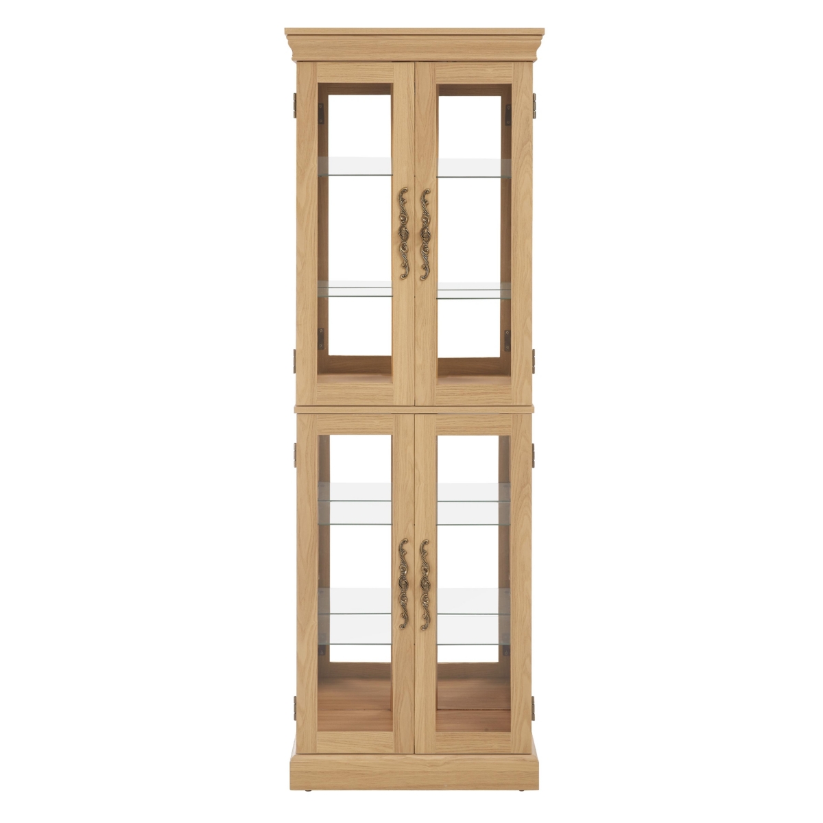 Click here for sumyeg Elegant Lighted Glass Curio Display Cabinet... prices