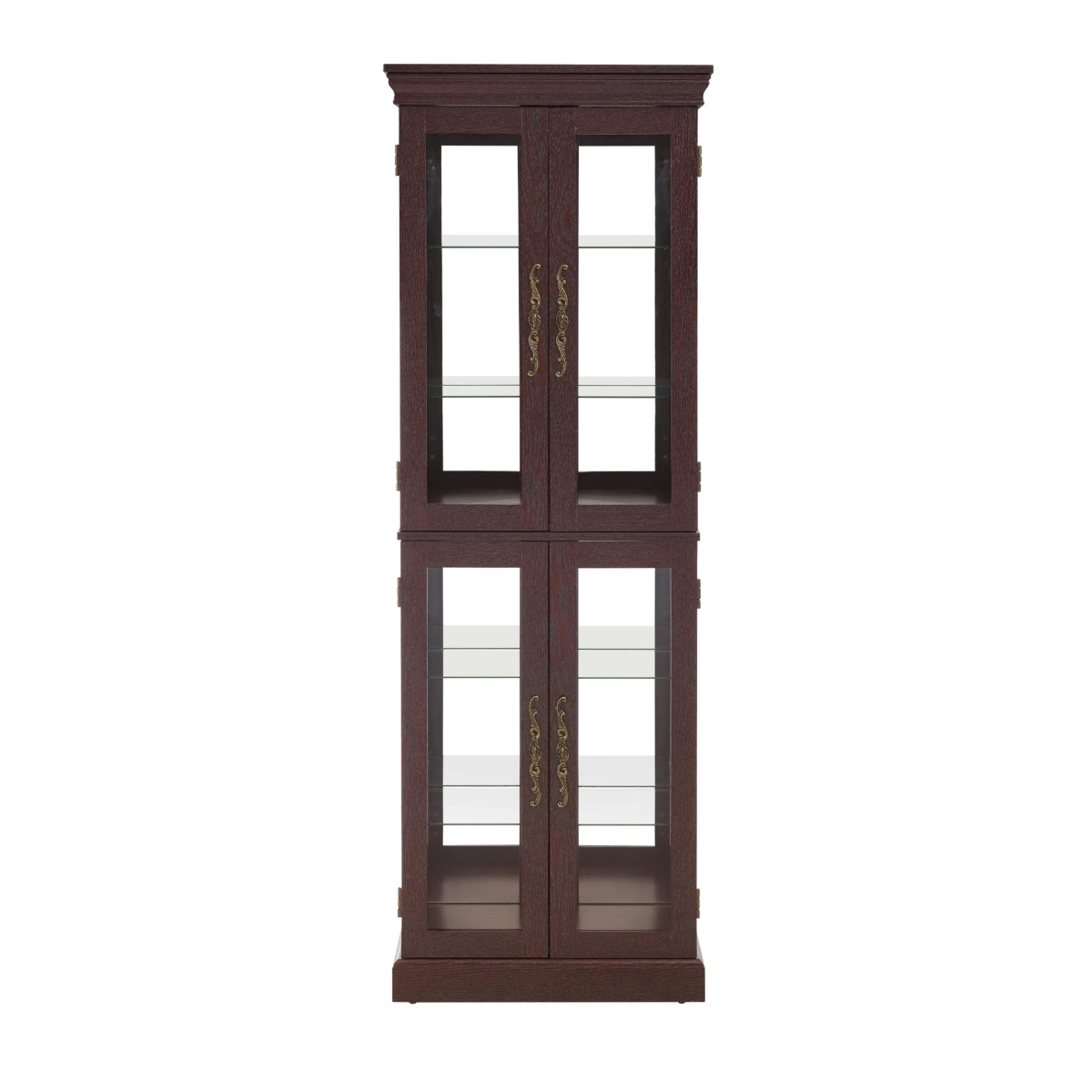 Click here for sumyeg Elegant Lighted Glass Curio Display Cabinet... prices