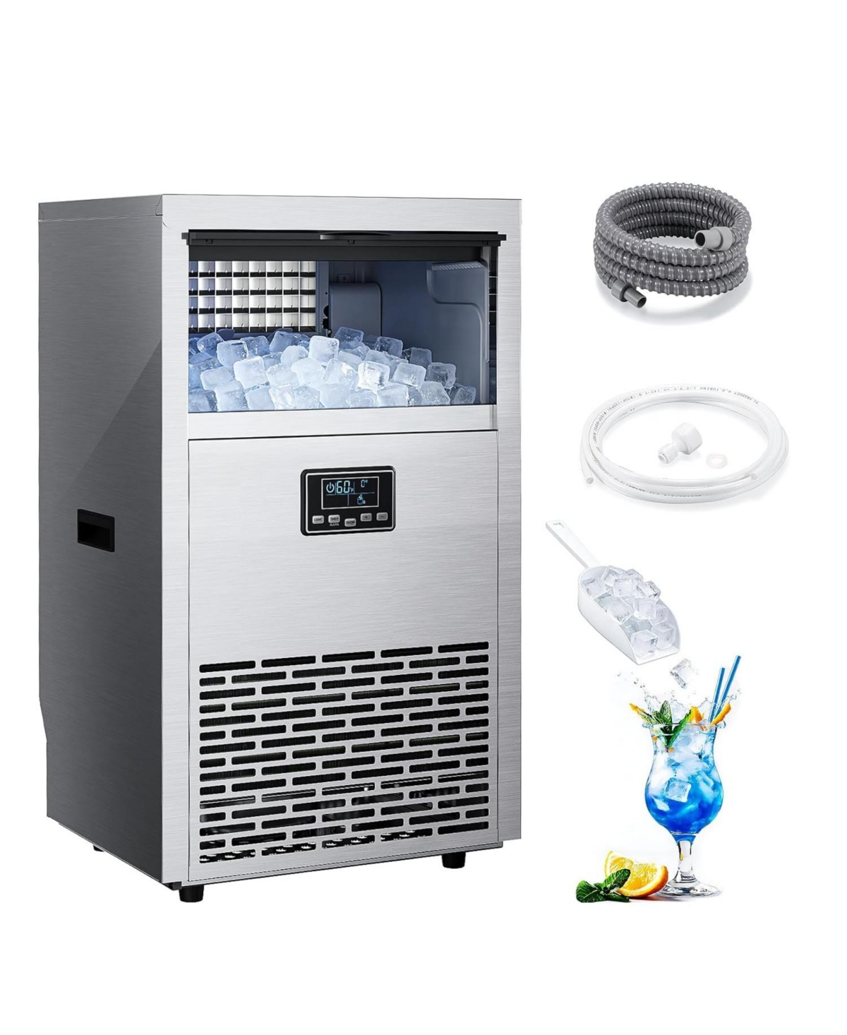 Click here for Cowsar 144 lbs/24H Commercial Ice Maker  29 lbs Ic... prices