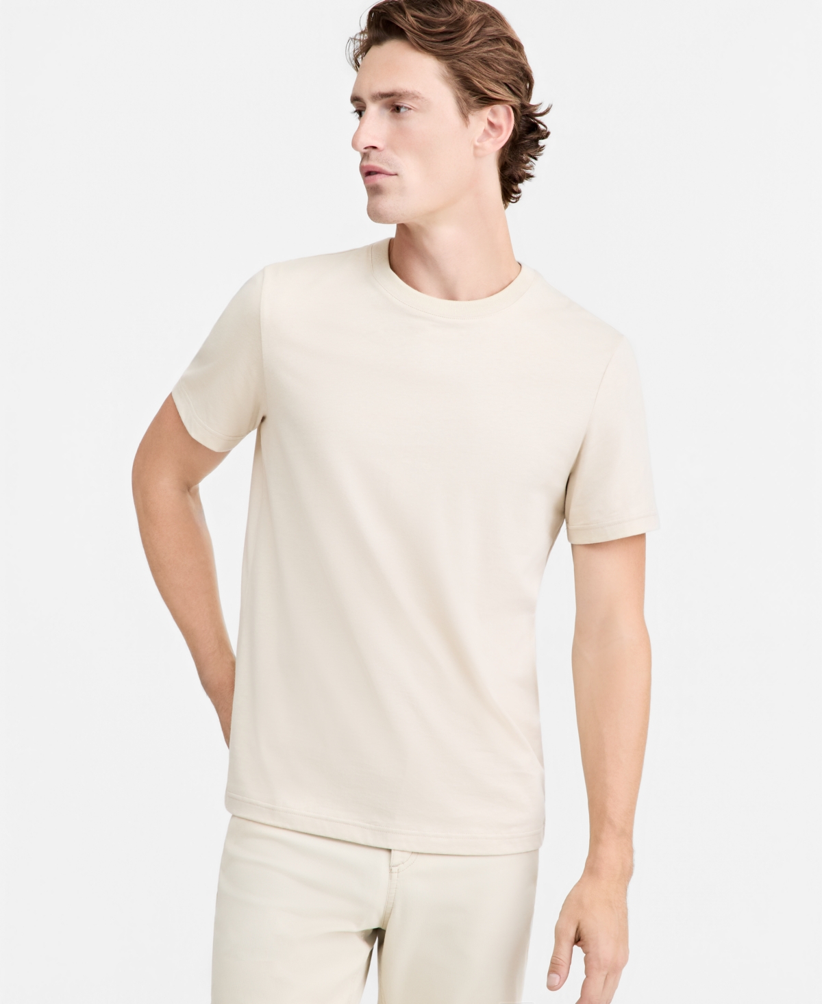 Click here for Alfani Mens Mercerized Cotton Short Sleeve Crewnec... prices