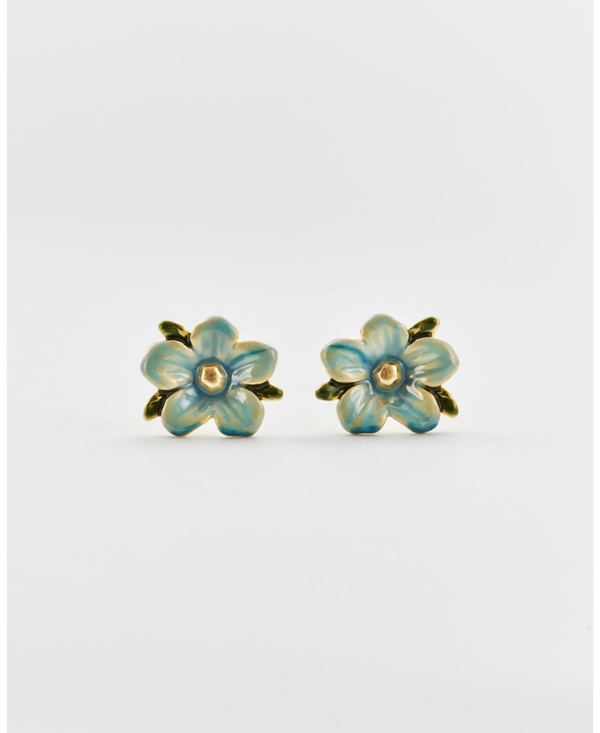 Click here for Fable England Forget Me Not Flora Stud Earrings -... prices