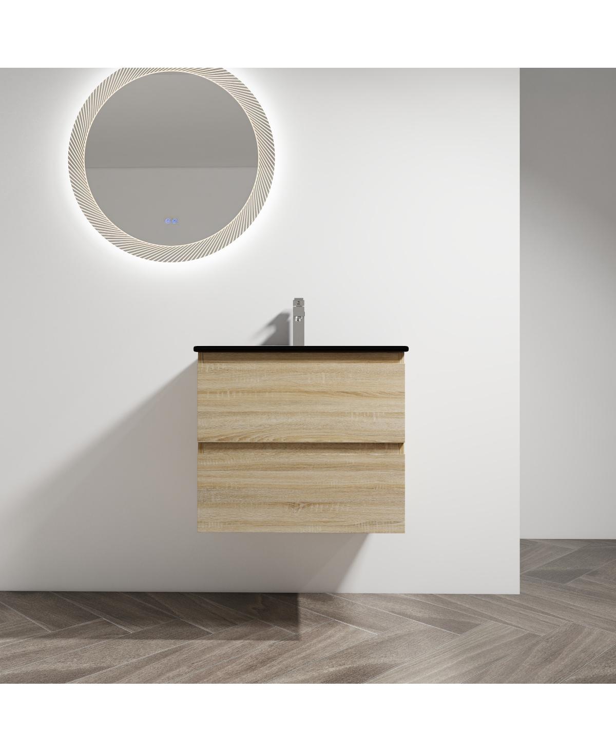 Click here for Sillysis 24 Inch Wall Mounted Bathroom Vanity with... prices
