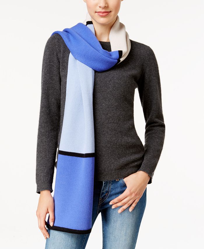 kate spade new york Colorblock Scarf - Macy's