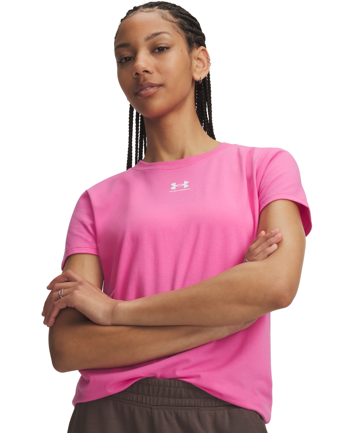 Click here for Under Armour Womens Rival Core Short Sleeve Crew N... prices