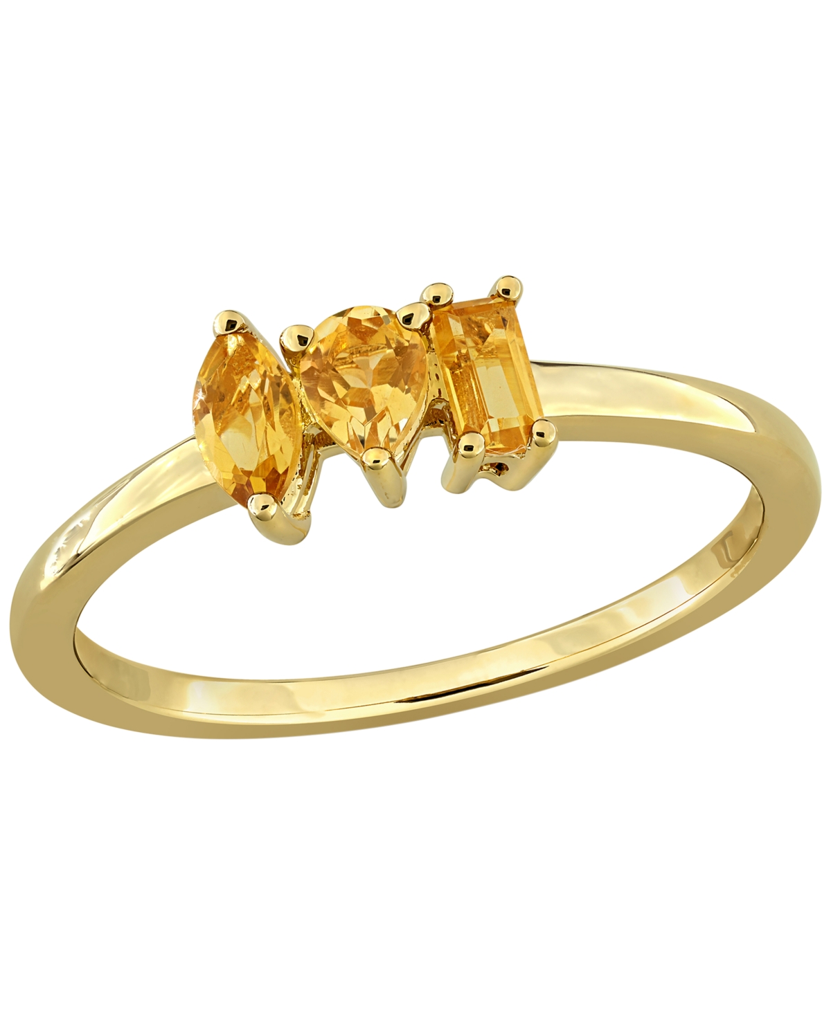 Click here for Macys Citrine (1/2 ct. t.w.) Ring in Sterling Silv... prices