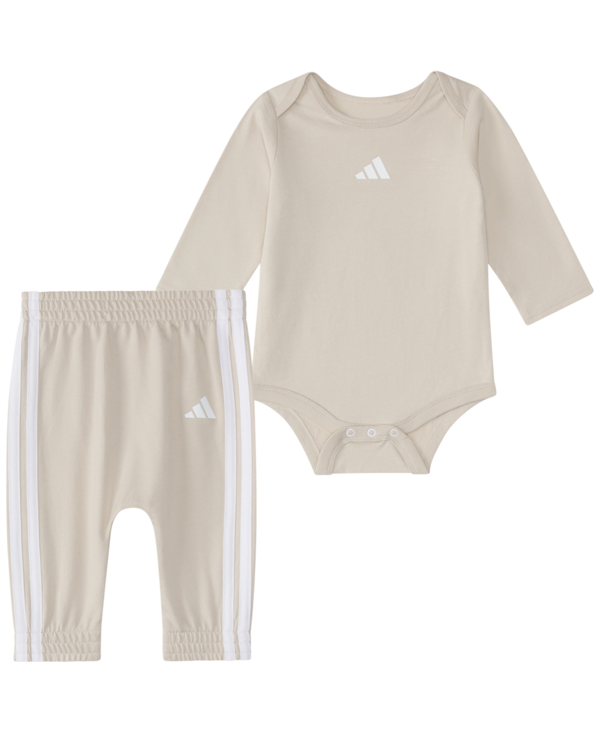 Click here for adidas Baby Boys Logo Long-Sleeve Bodysuit and Pan... prices