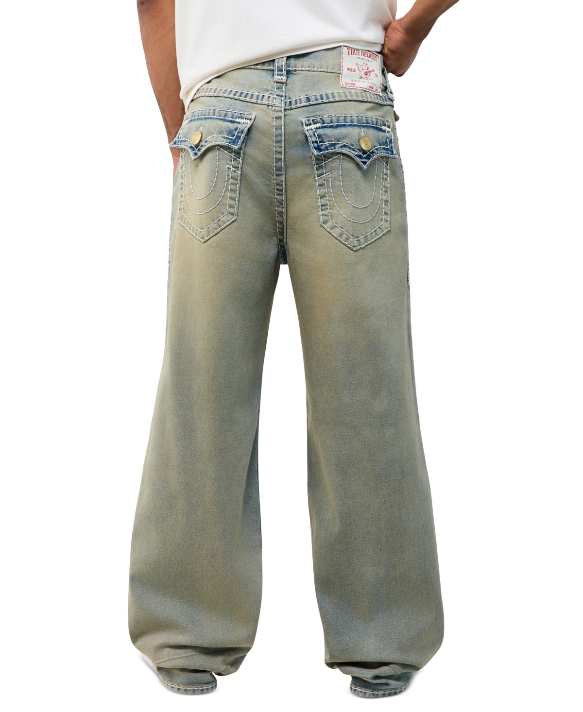 Click here for True Religion Mens Vinny Ultra Baggy Super T Flap... prices
