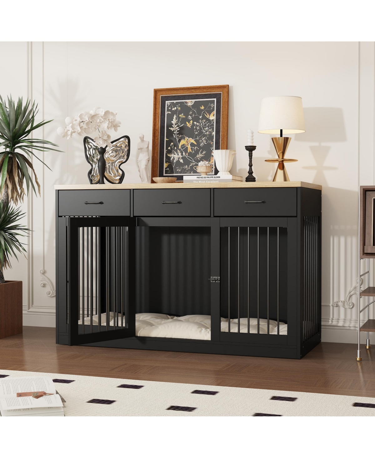 Click here for Homsee Dog Cage Storage Cabinet  Dog House Furnitu... prices