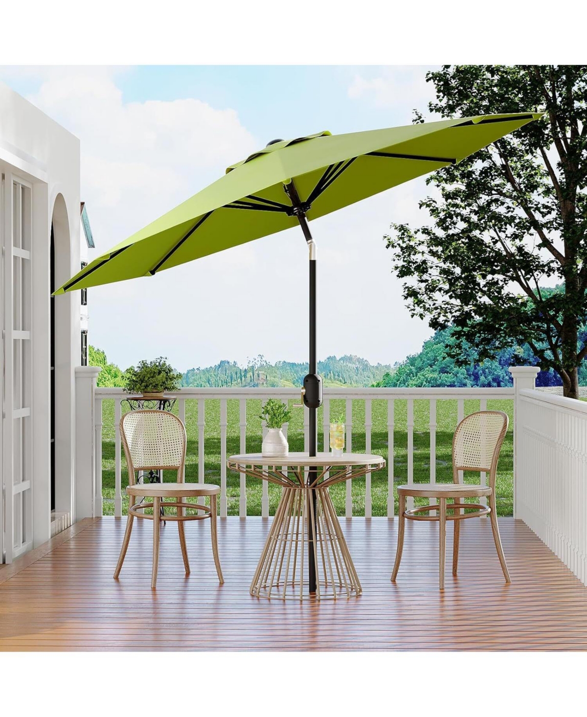 Click here for gaomon 9 Feet Outdoor Table Patio Umbrella  Waterp... prices