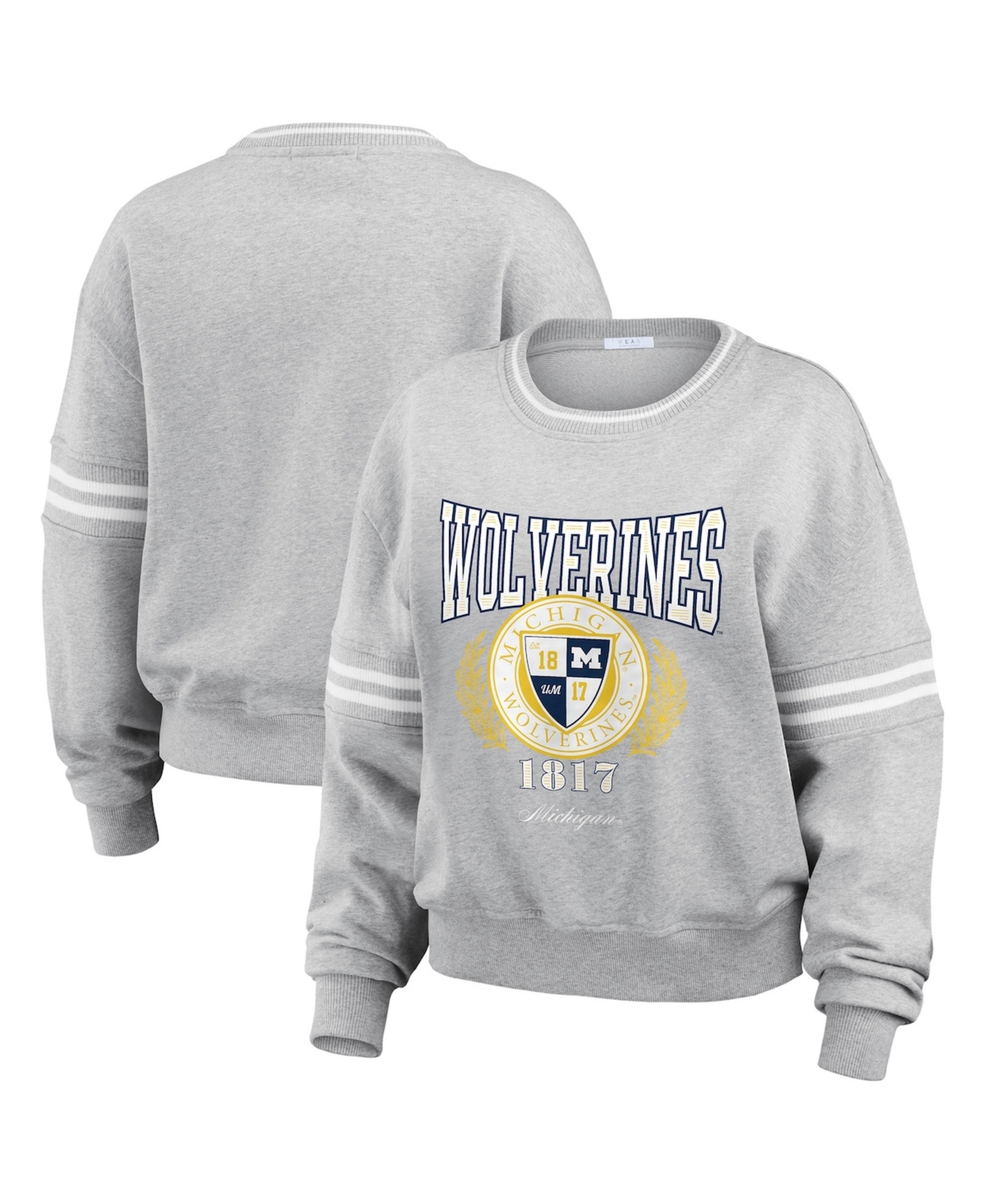 Click here for Wear by Erin Andrews Womens Heather Gray Michigan... prices