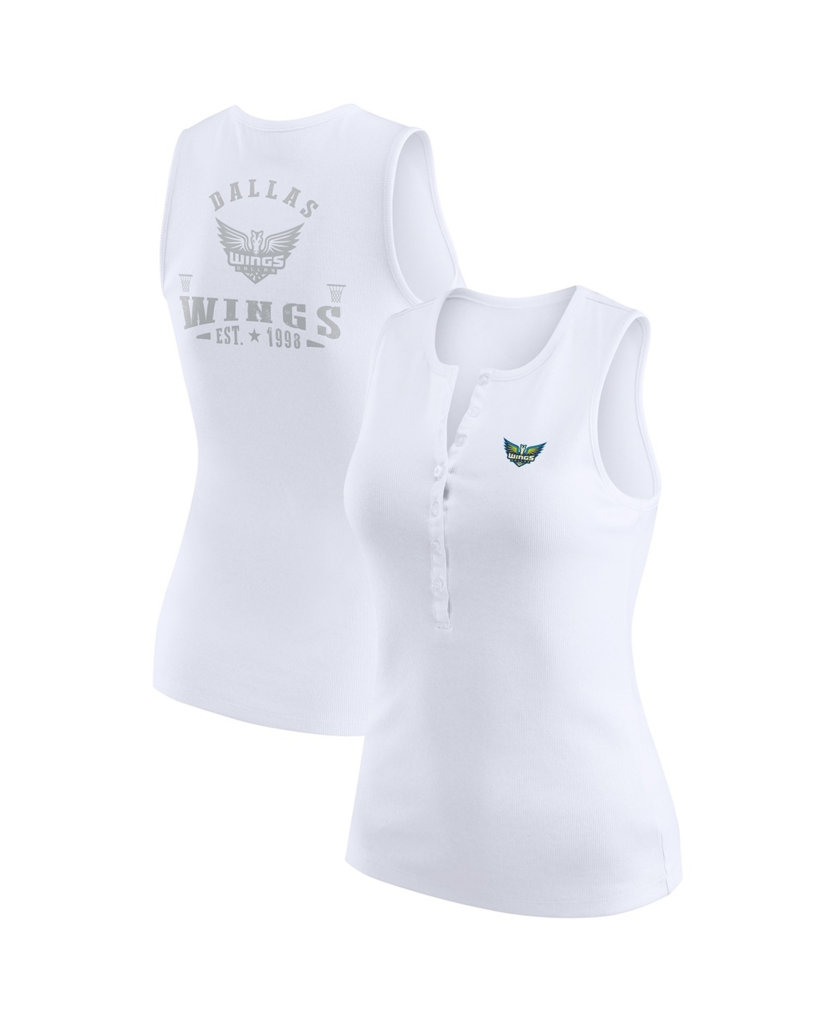 Click here for Wear by Erin Andrews Womens White Dallas Wings Rib... prices