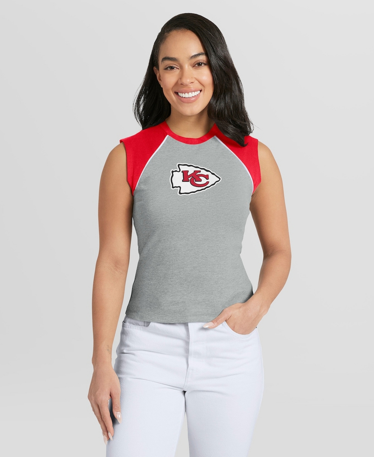 Click here for Wear by Erin Andrews Womens Gray Kansas City Chief... prices