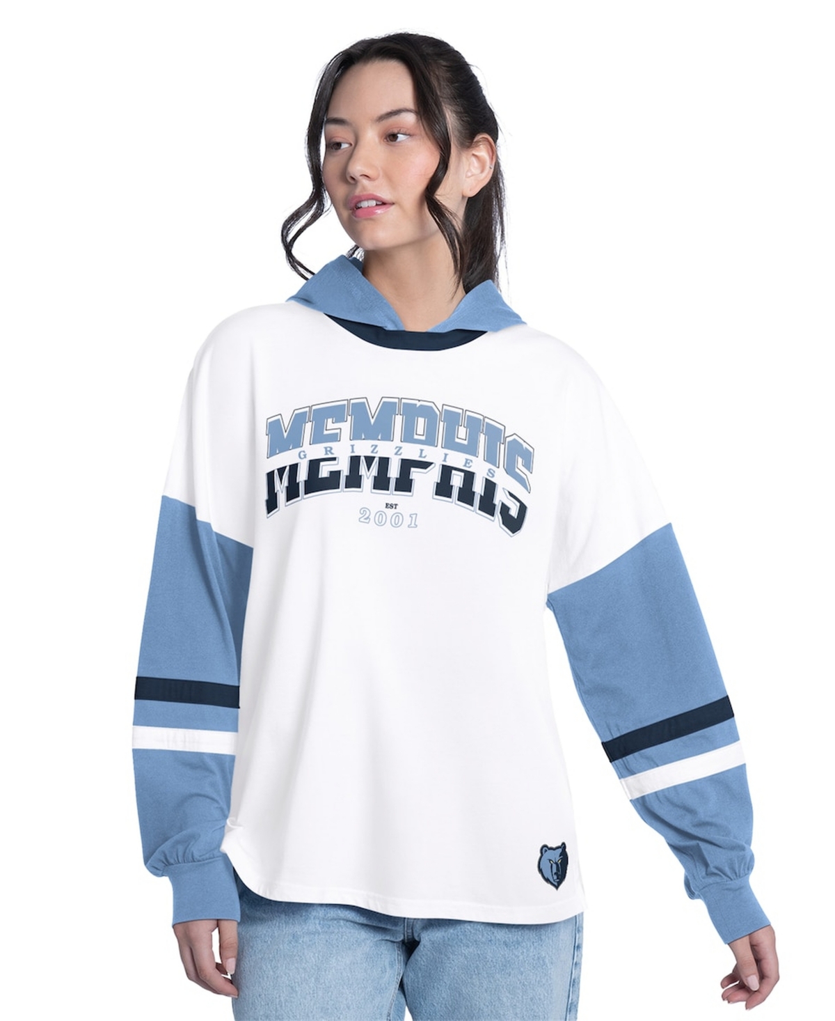 Click here for G-iii 4Her by Carl Banks Womens White/Blue Memphis... prices
