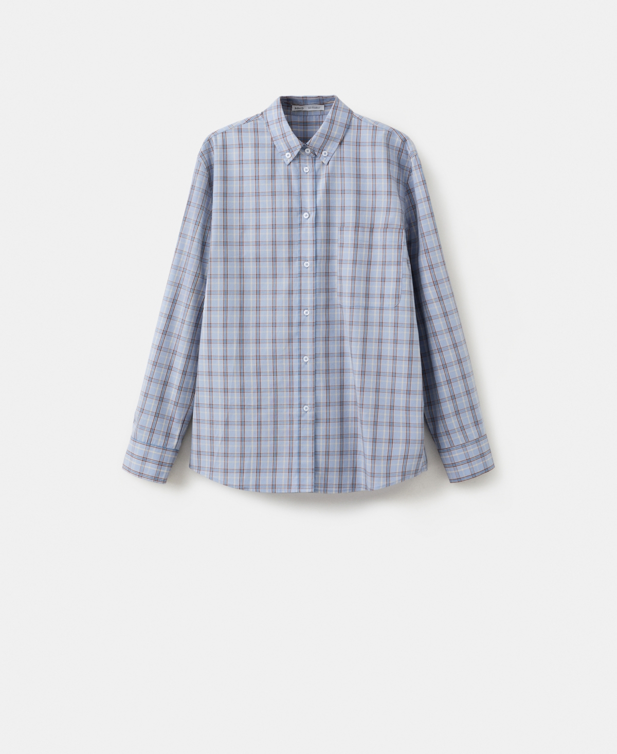Click here for Mango Womens Striped Cotton Shirt - Blue prices
