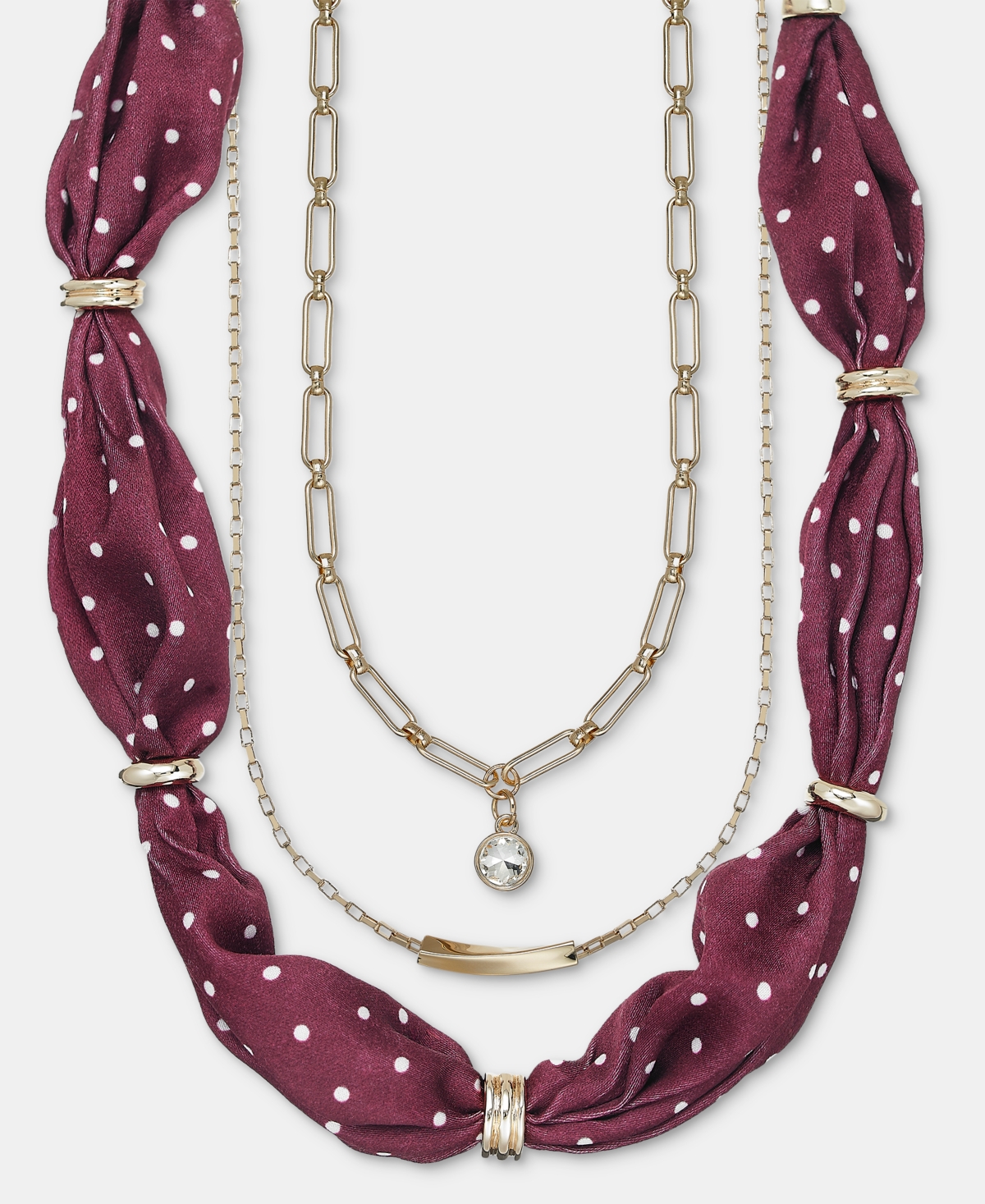 Click here for On 34th Layered Scarf Three-Row Necklace  Macys Ex... prices