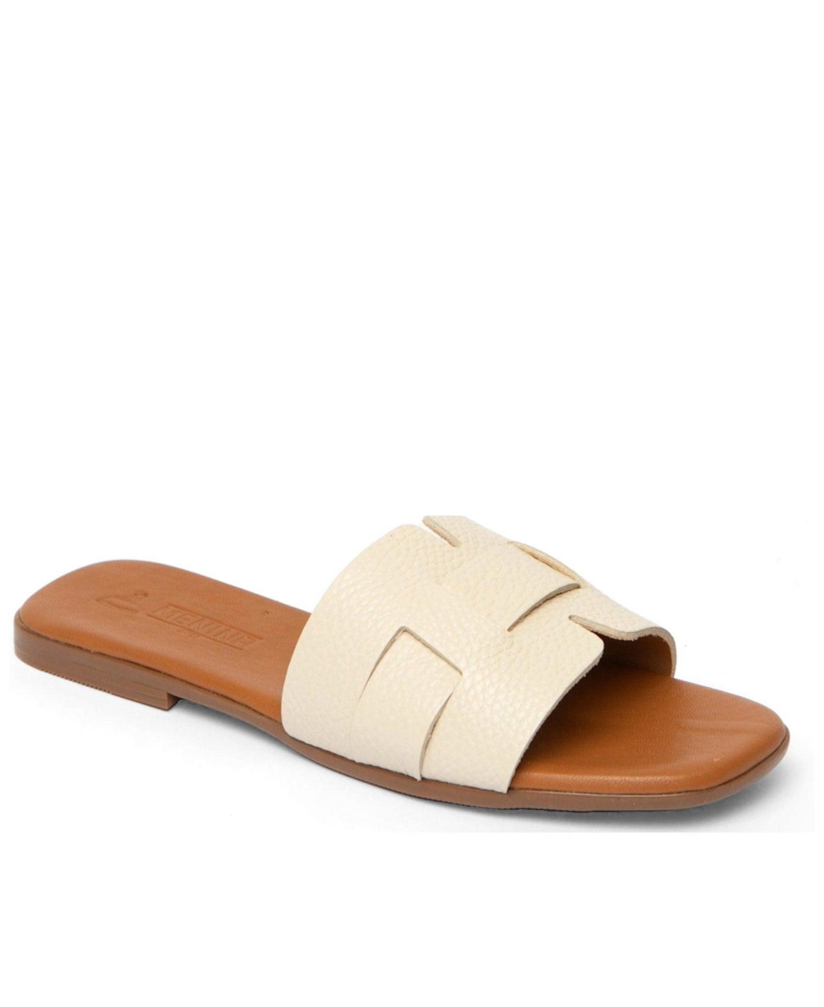 Click here for Menina Step Womens Lucila Flat Sandal - Ivory prices