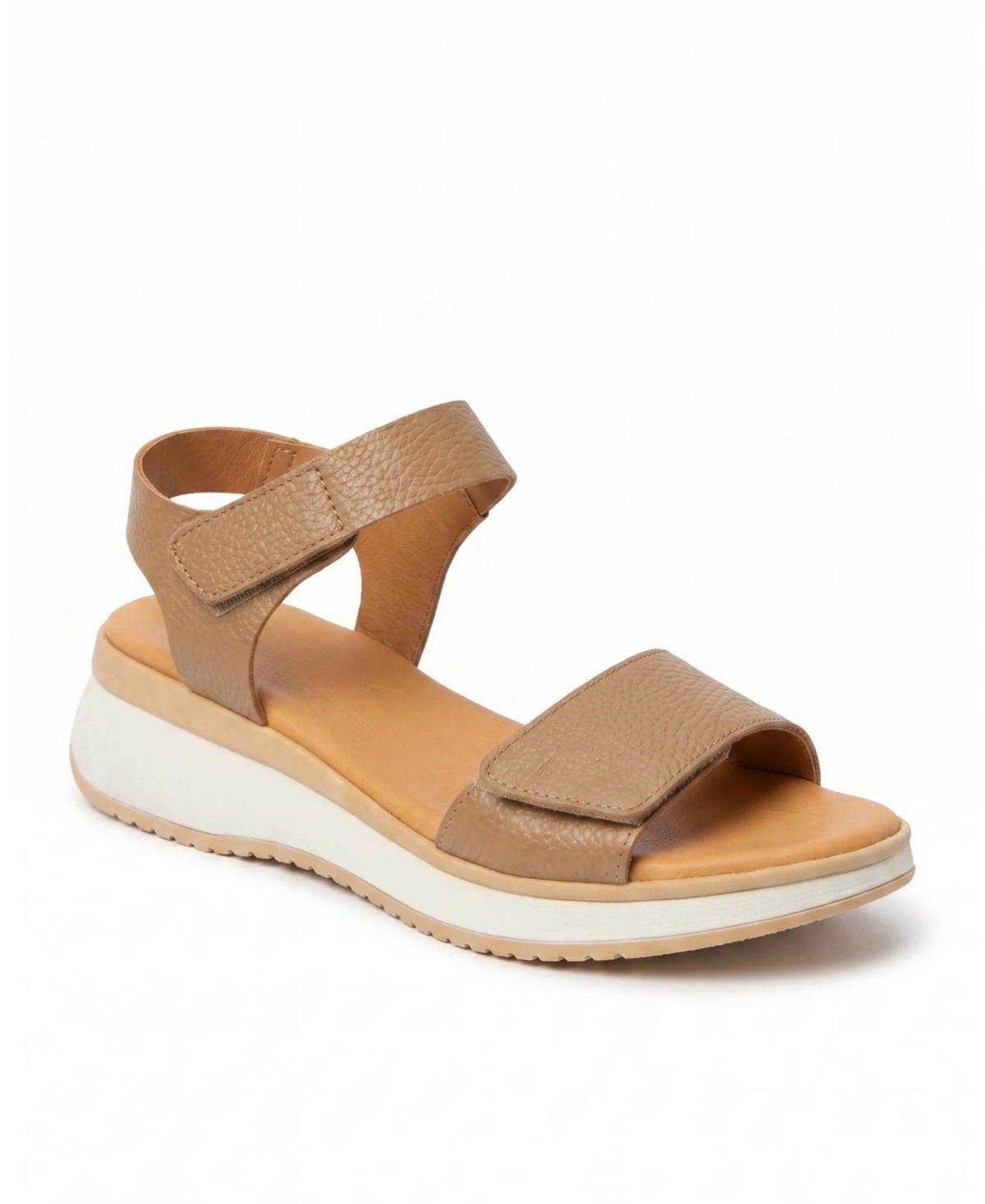 Click here for Menina Step Womens Napoli Flat Sandal - Taupe prices