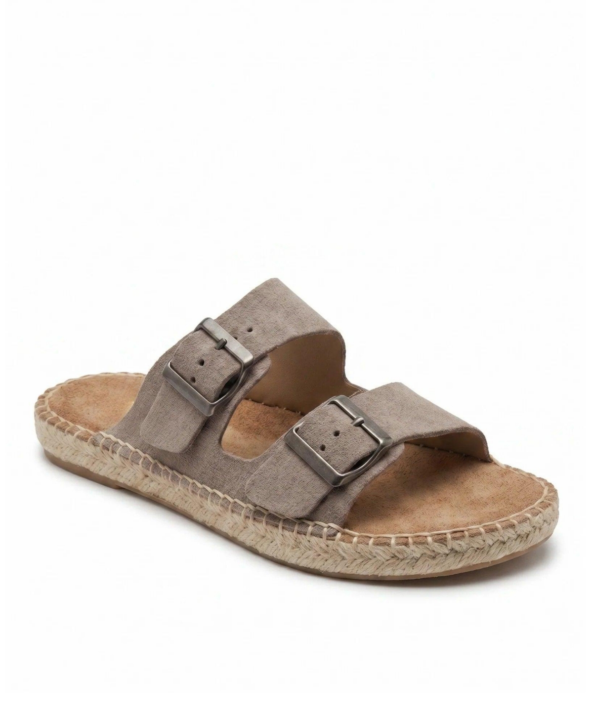 Click here for Menina Step Womens Ergonomic Flat Sandal - Stone prices